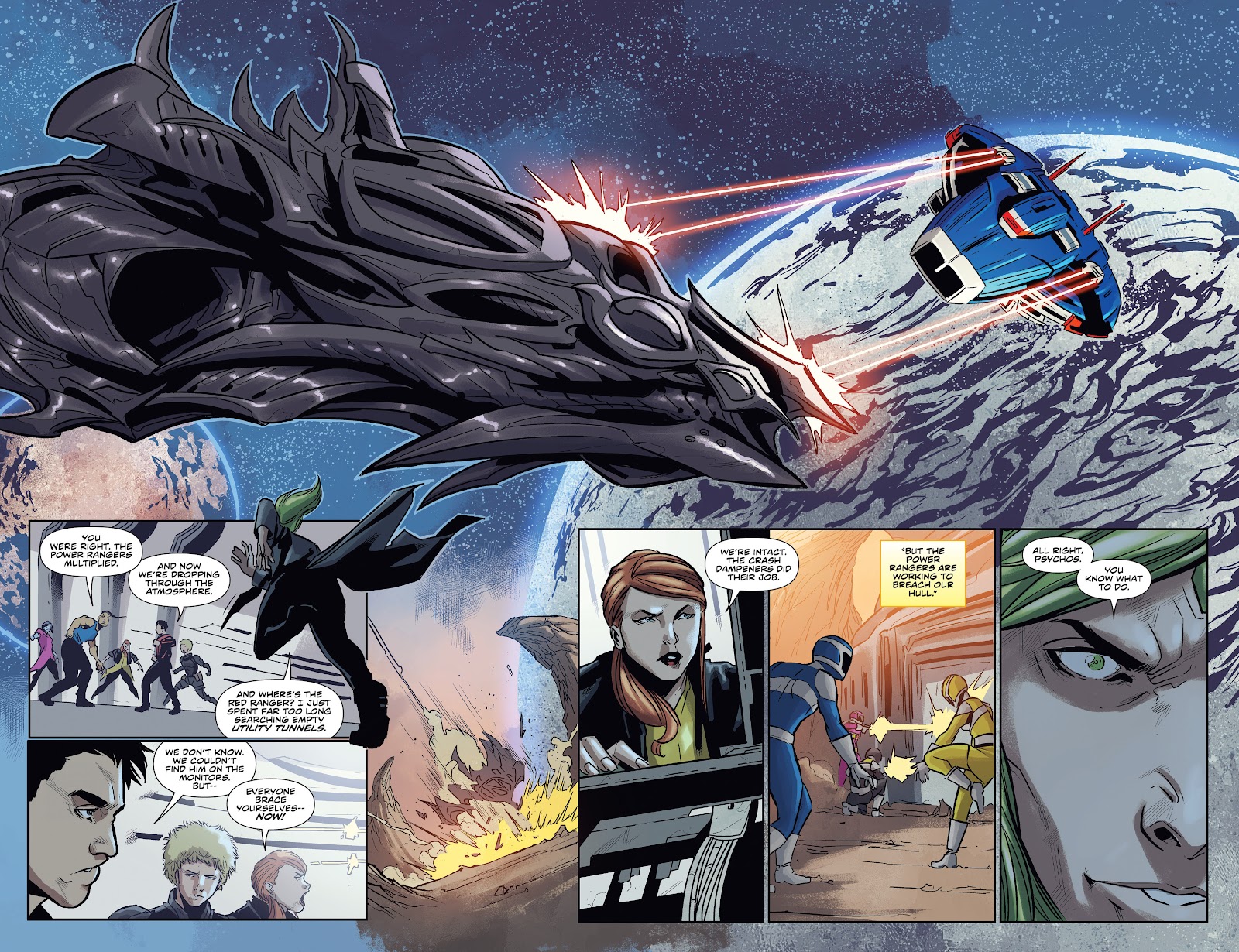 Read online Saban's Power Rangers: The Psycho Path comic - Issue # TPB