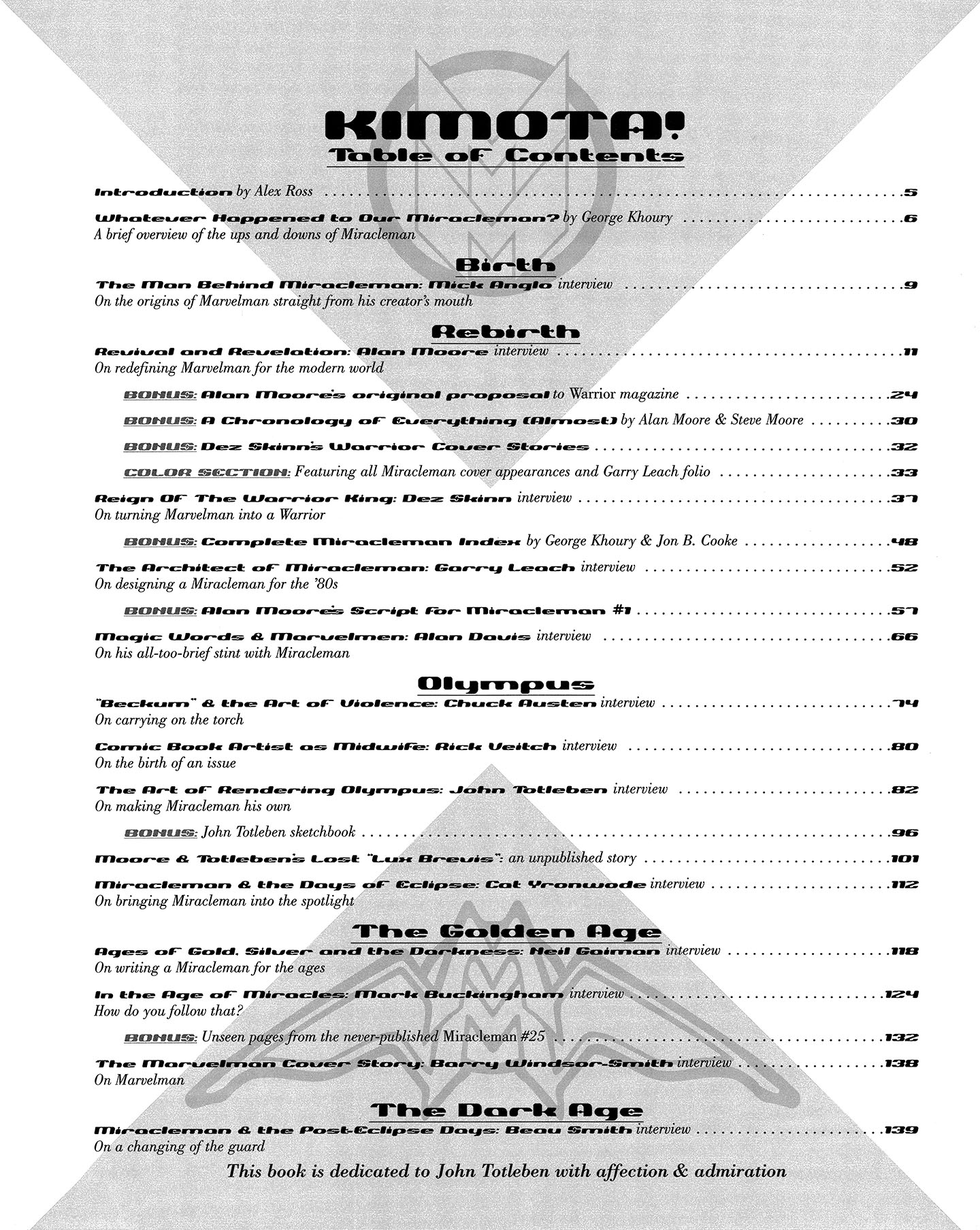 Kimota The Miracleman Companion Full | Read Kimota The Miracleman ...