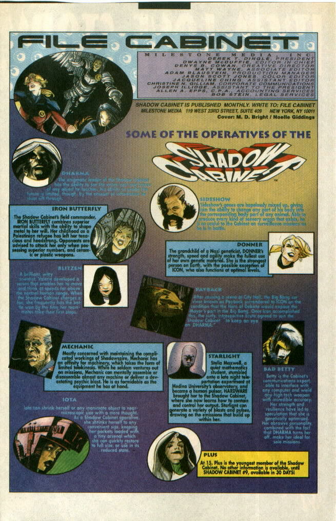 Read online Shadow Cabinet comic - Issue #8