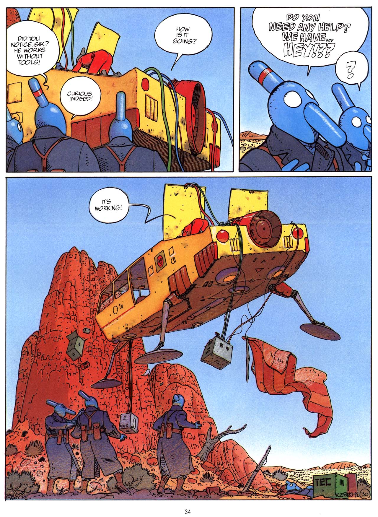 Read online Epic Graphic Novel: Moebius comic - Issue # TPB 9