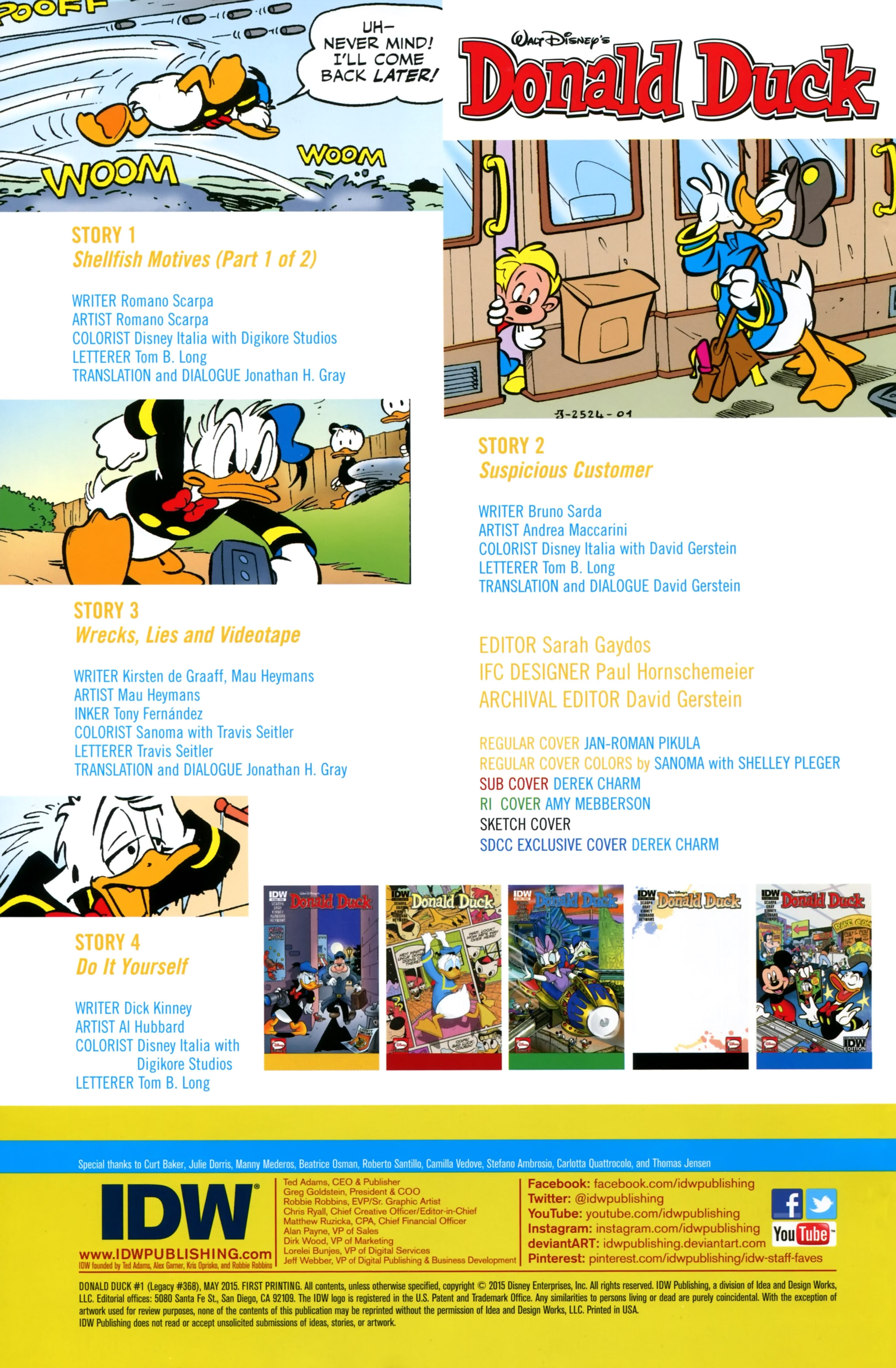 Read online Donald Duck (2015) comic - Issue #1
