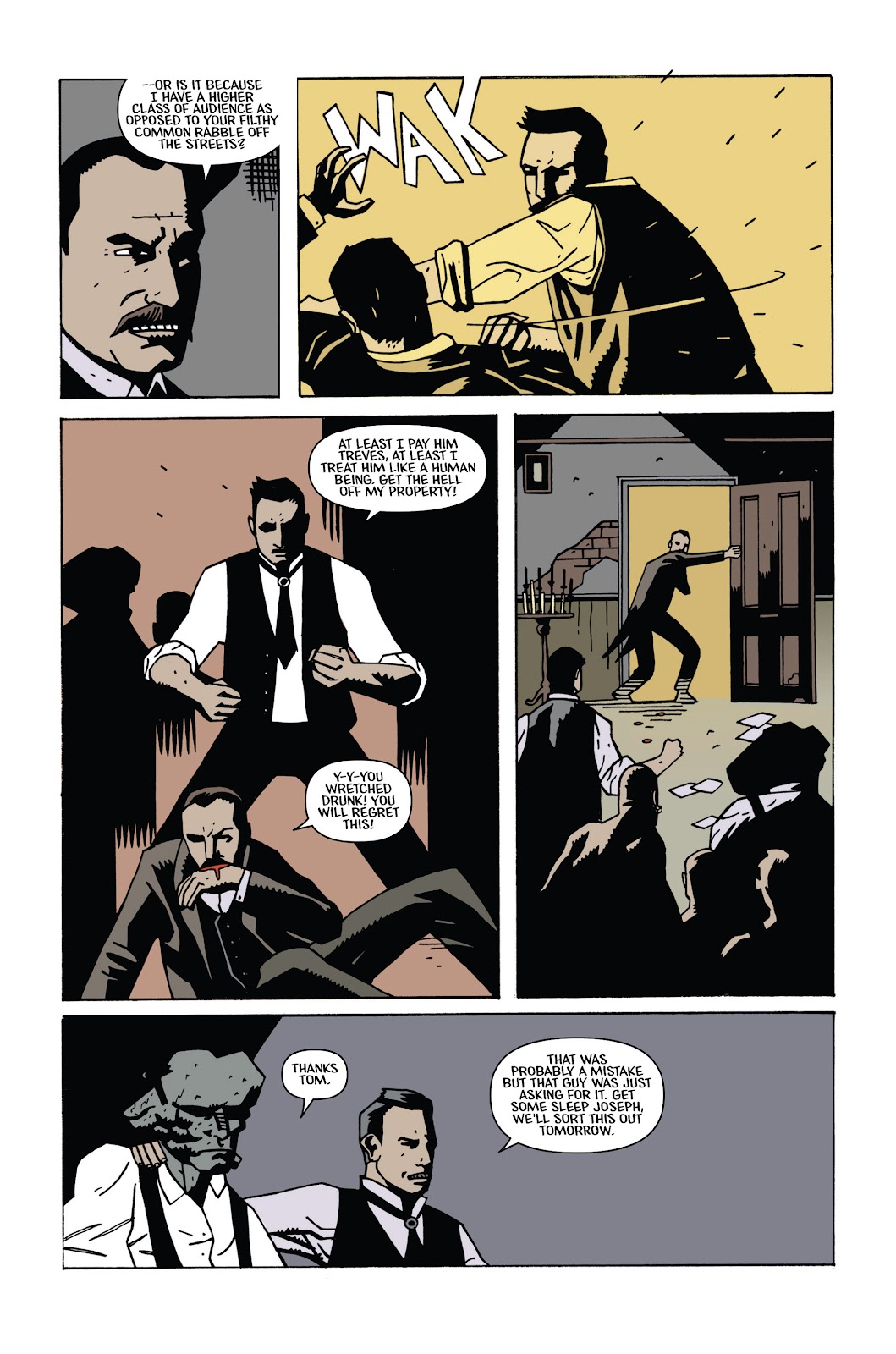 Read online Merrick: The Sensational Elephantman comic - Issue #1