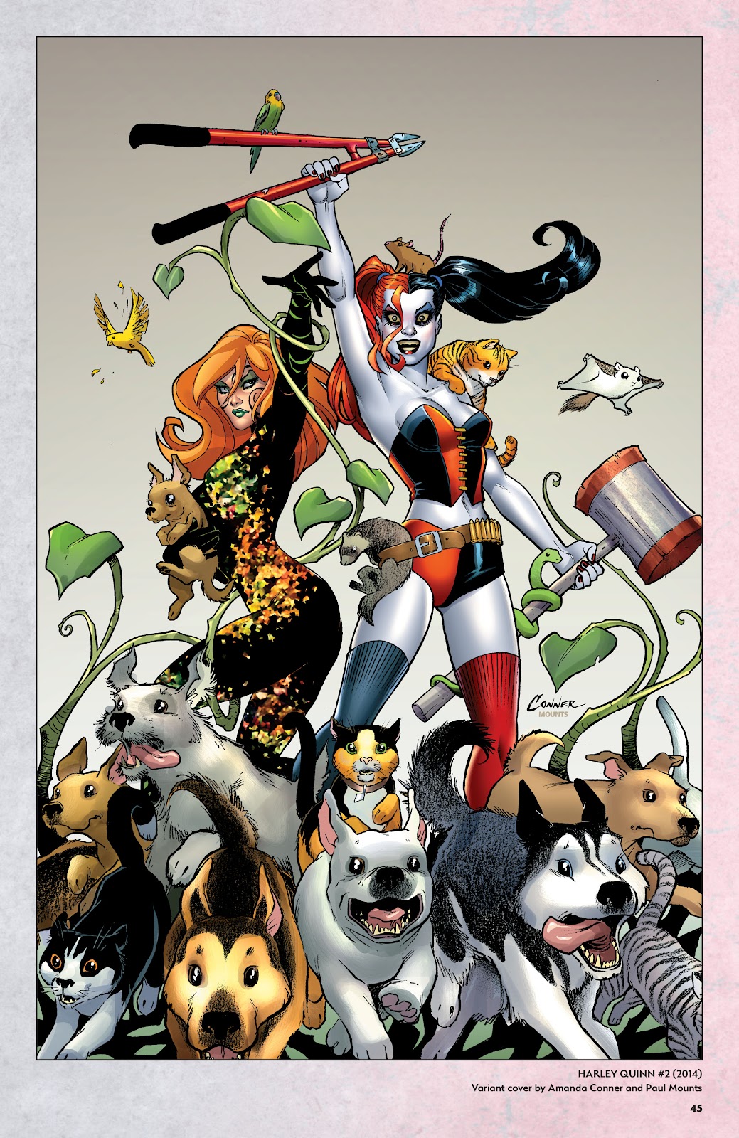 Read online Harley Quinn: A Rogue's Gallery―The Deluxe Cover Art ...