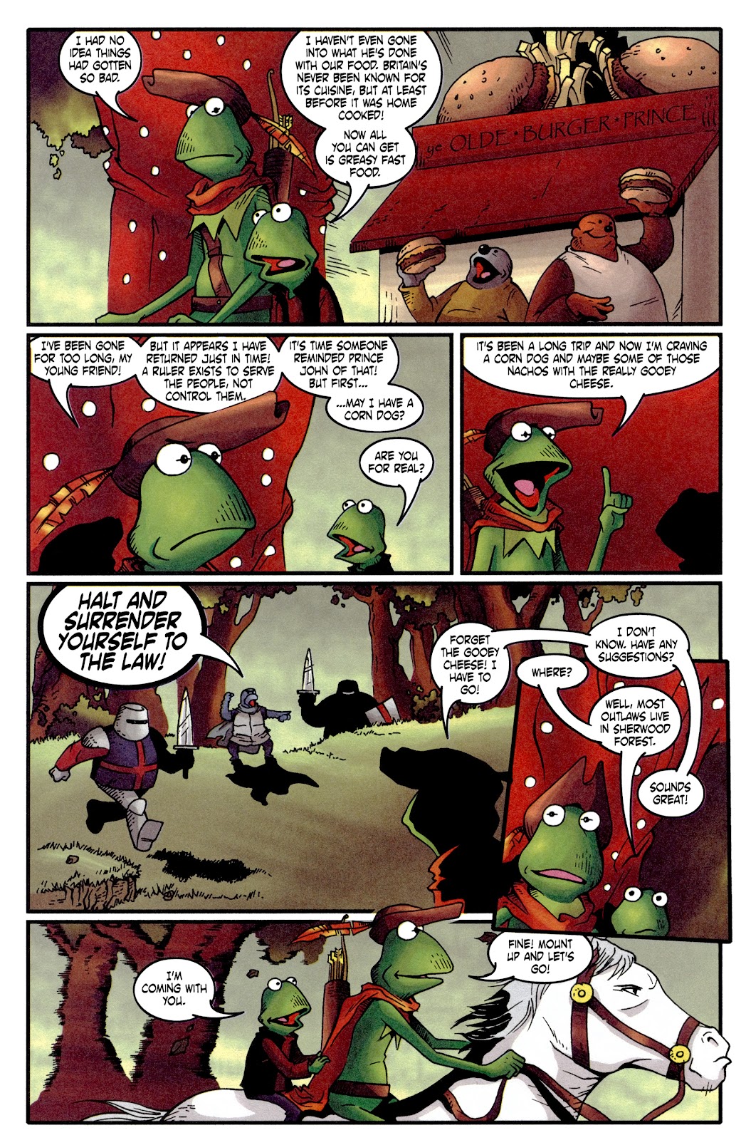 Read online Muppet Robin Hood comic - Issue #1