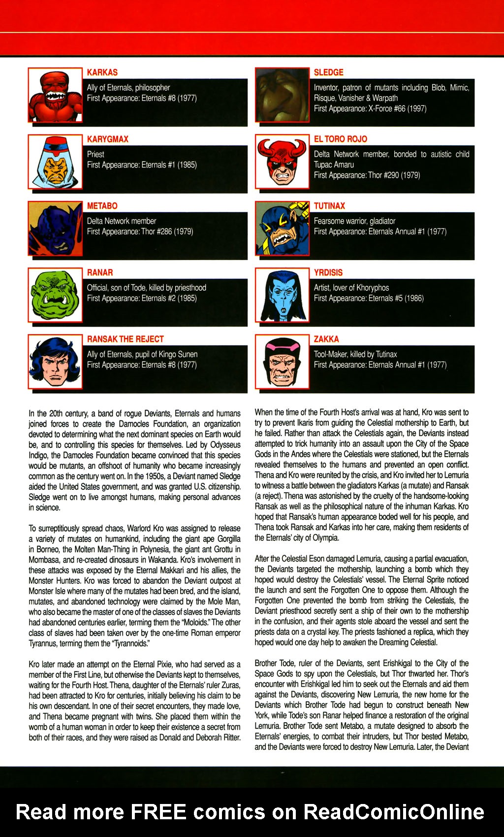 Read online All-New Official Handbook of the Marvel Universe A to Z ...