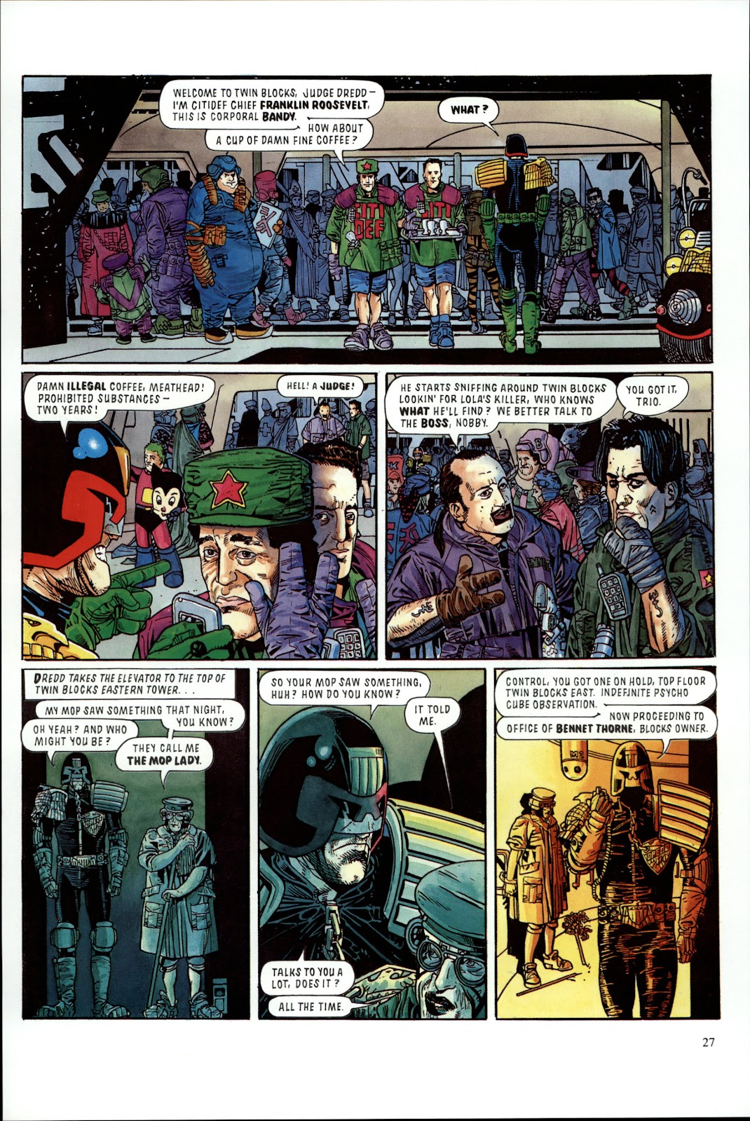 Read online Dredd Rules! comic - Issue #12