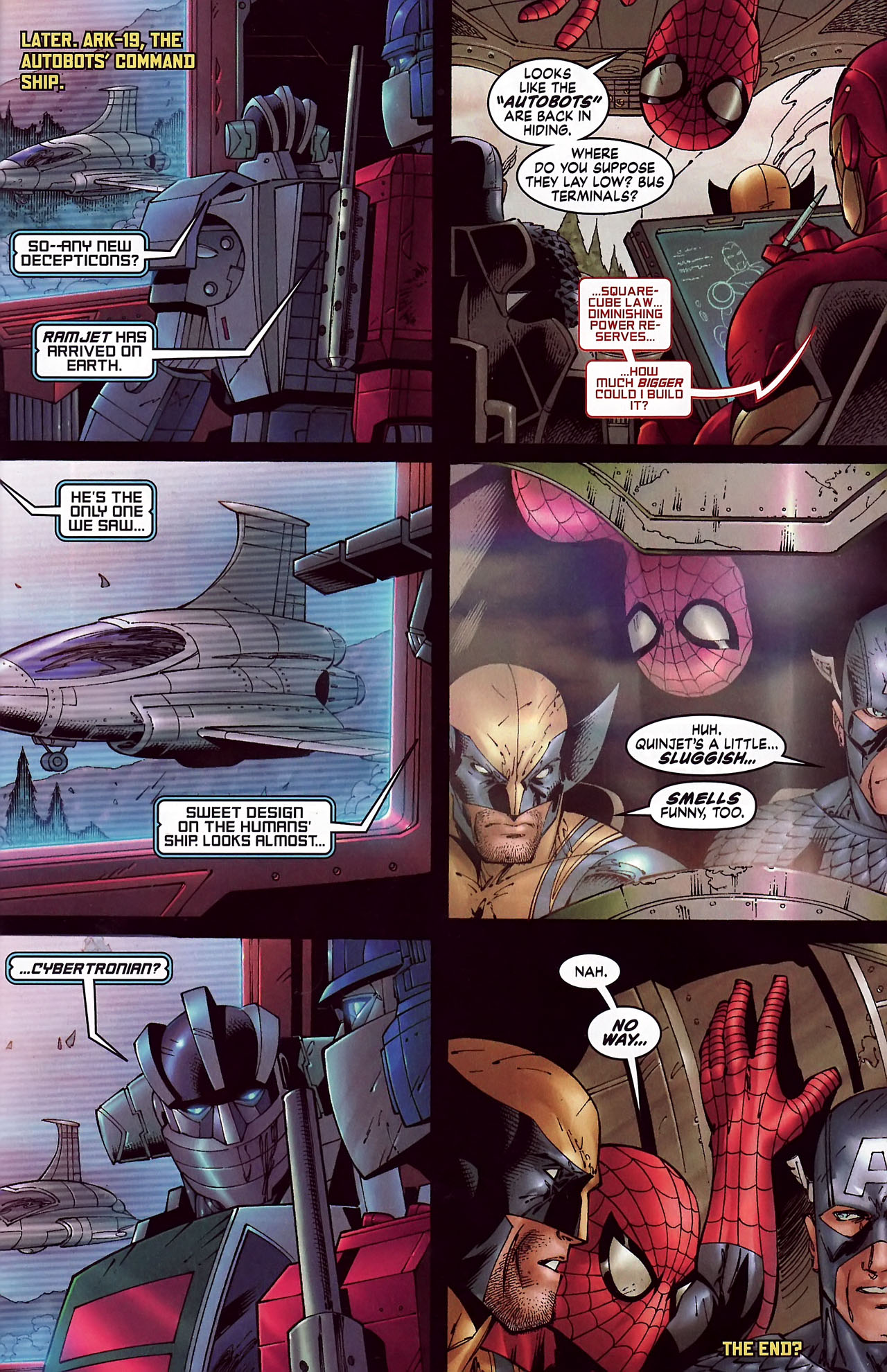 Read online New Avengers/Transformers comic - Issue #4
