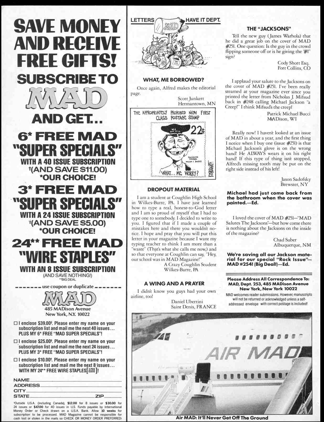 Read online MAD comic - Issue #253