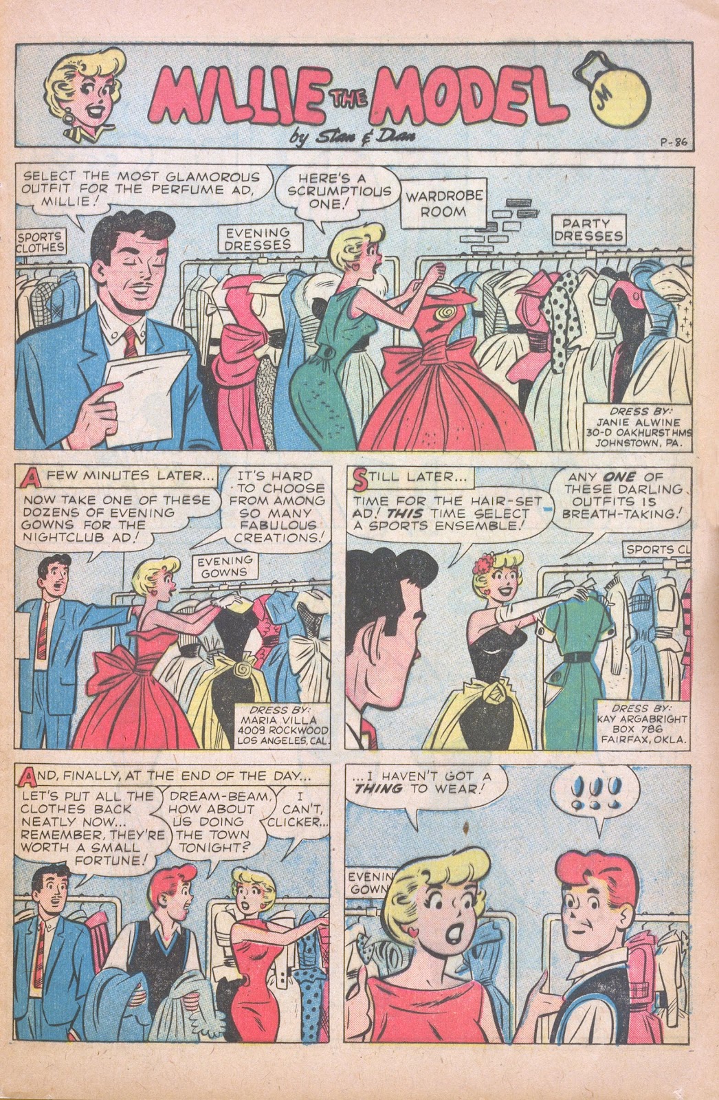 Read online Millie the Model comic - Issue #85