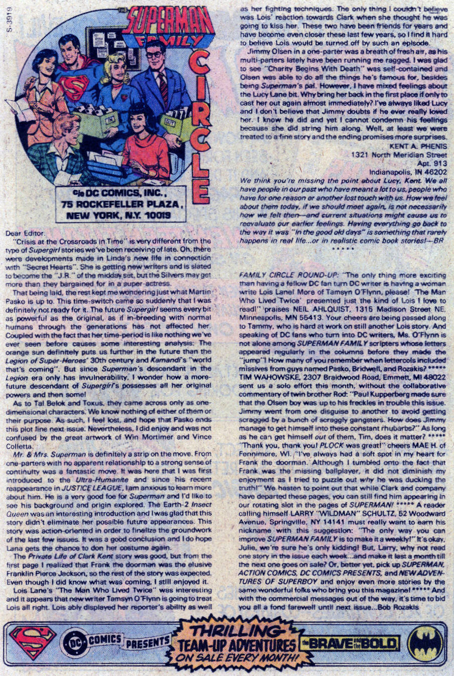 Read online The Superman Family comic - Issue #220