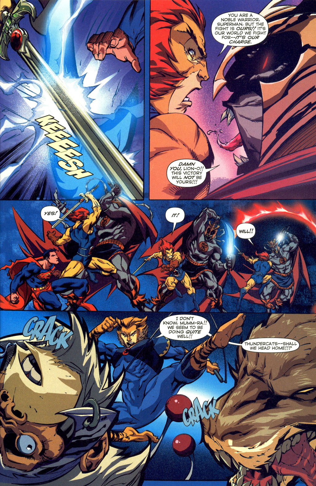 Read online Superman/ThunderCats comic - Issue # Full