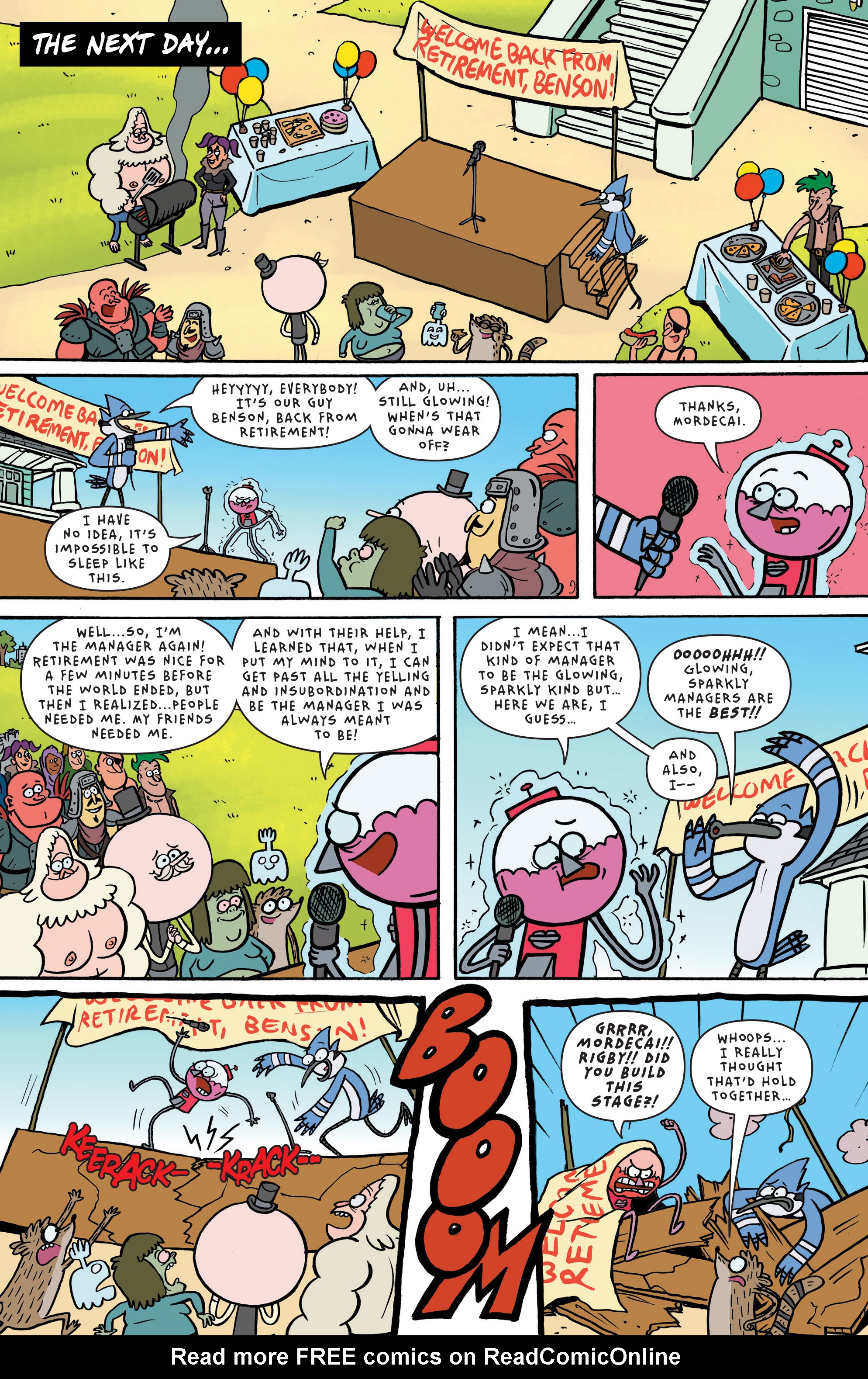 Read online Regular Show comic - Issue #40