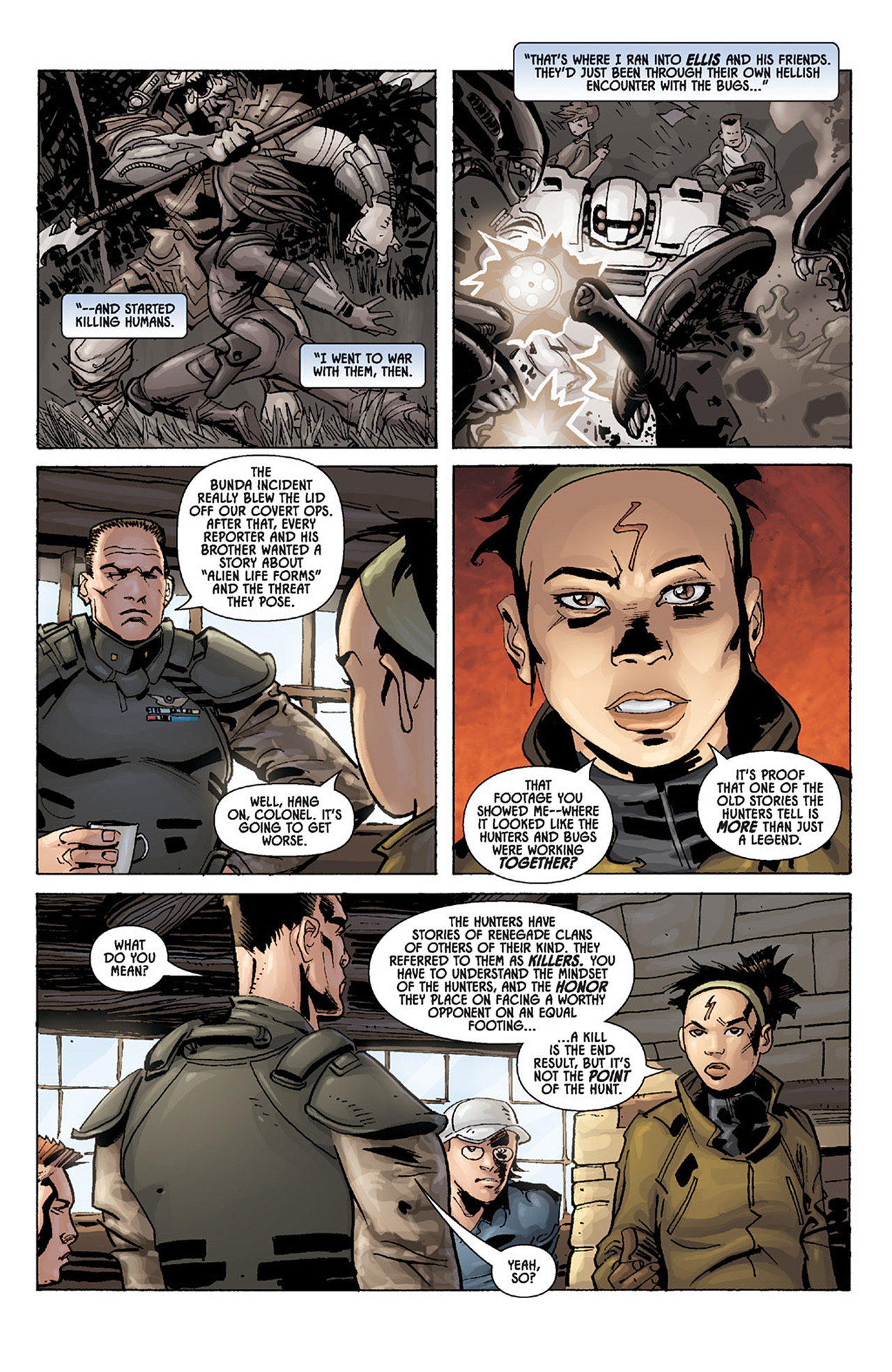 Read online Aliens vs. Predator: Three World War comic - Issue #1