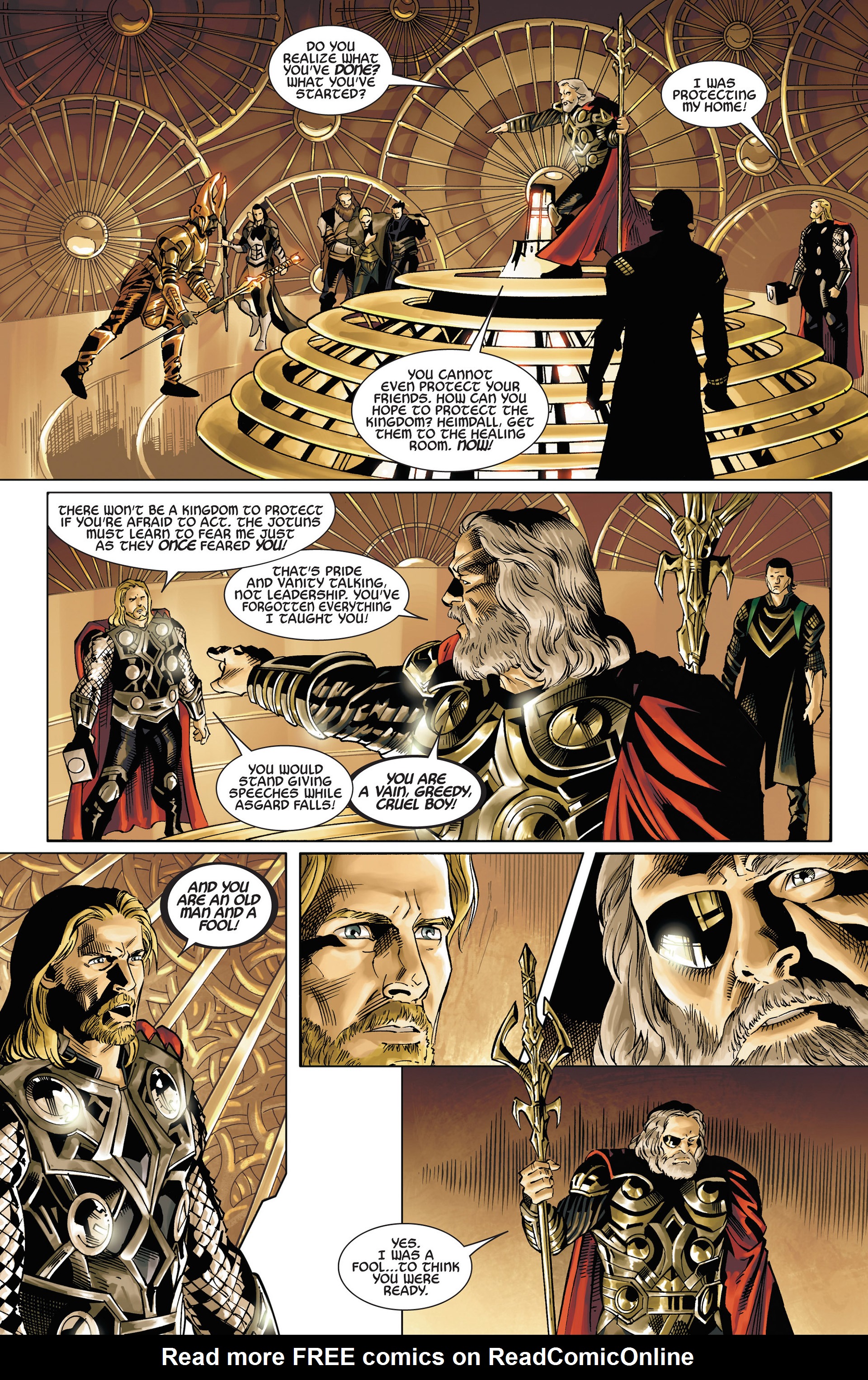 Read online Marvel's Thor Adaptation comic - Issue #1
