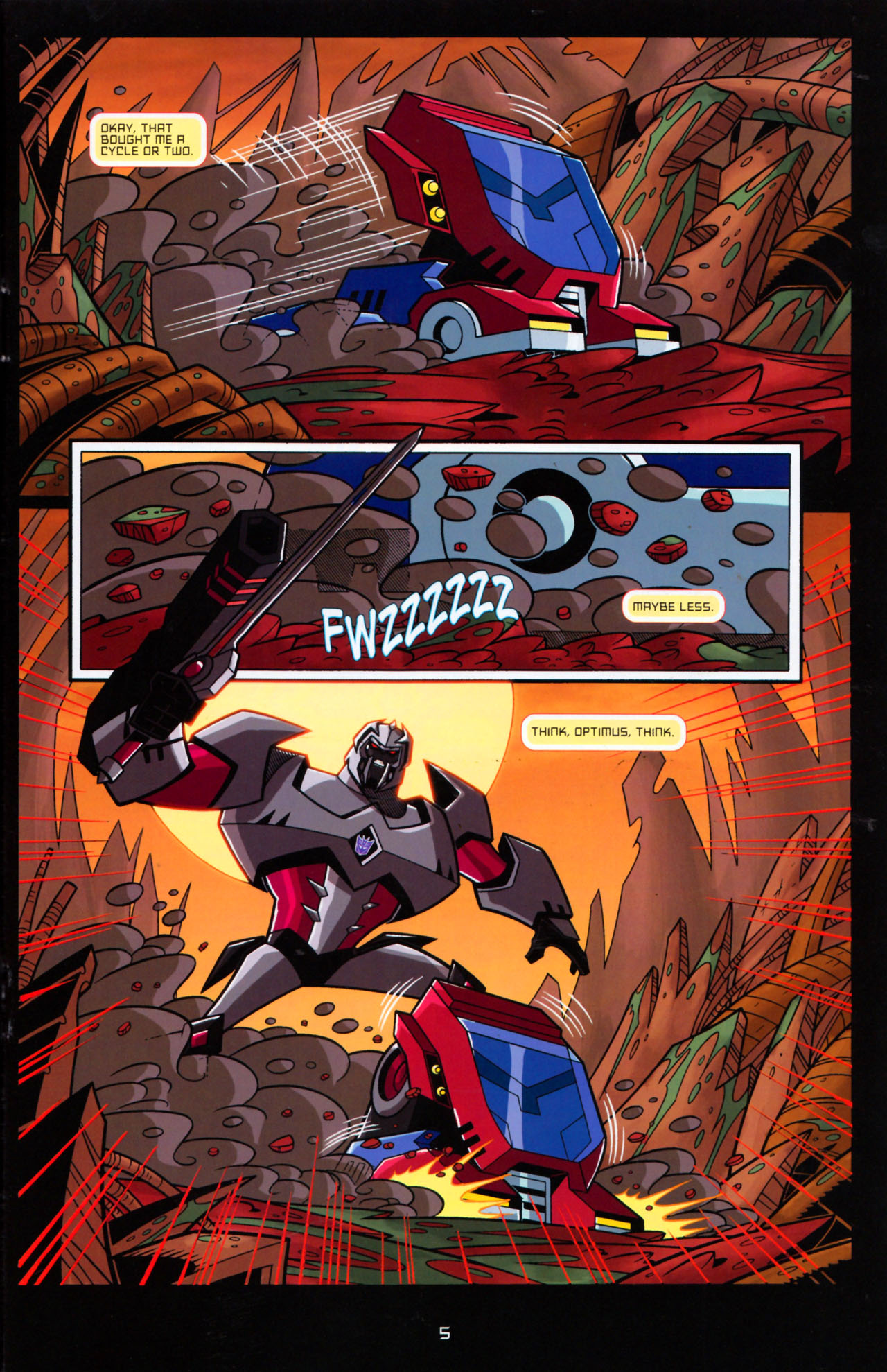 Read online Transformers Animated: The Arrival comic - Issue #5