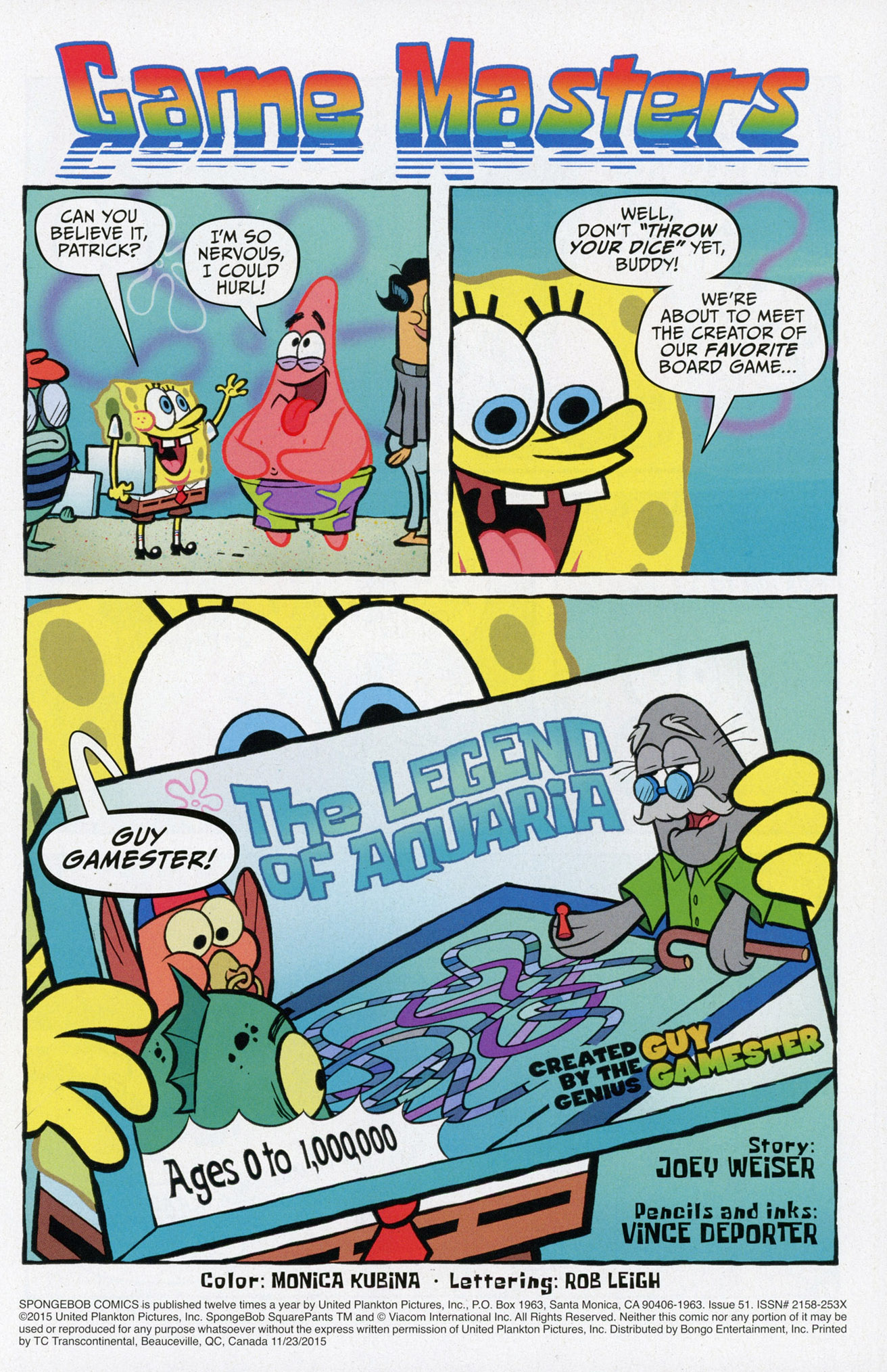 Read online SpongeBob Comics comic - Issue #51