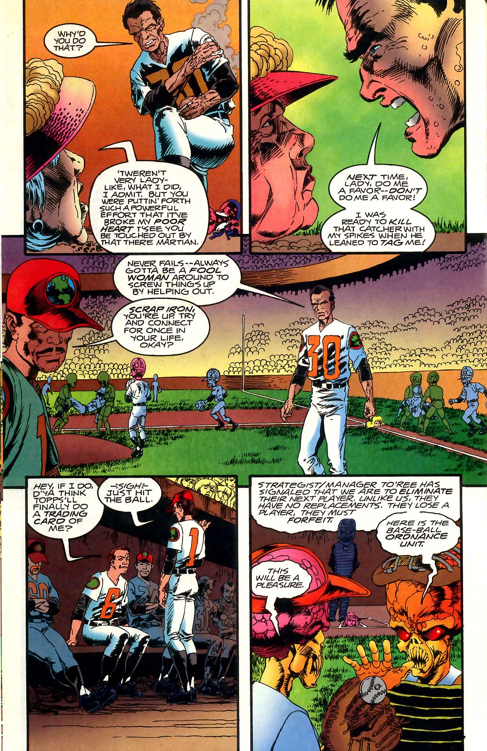 Read online Mars Attacks Baseball Special comic - Issue # Full