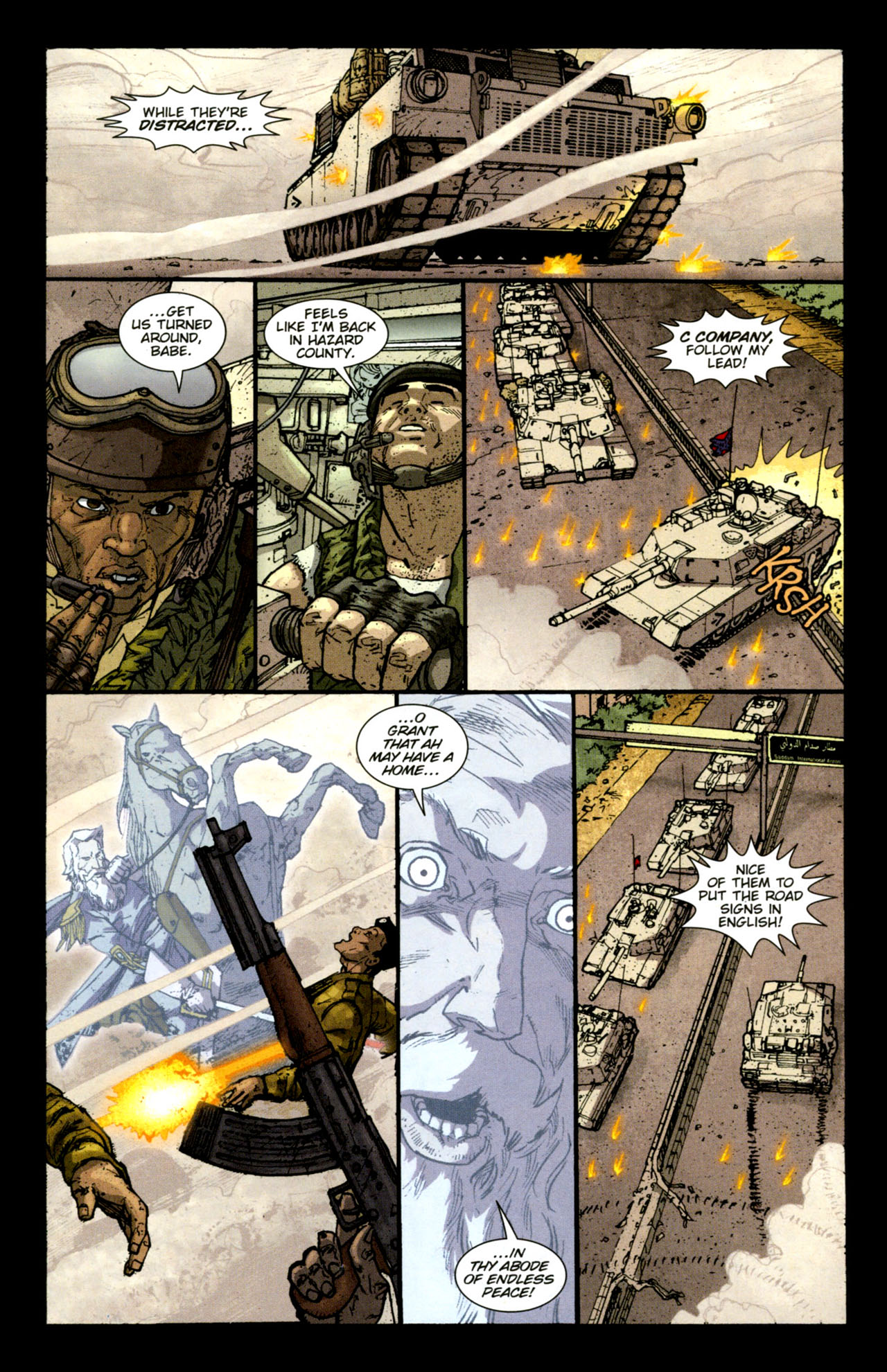Read online The Haunted Tank comic - Issue #4
