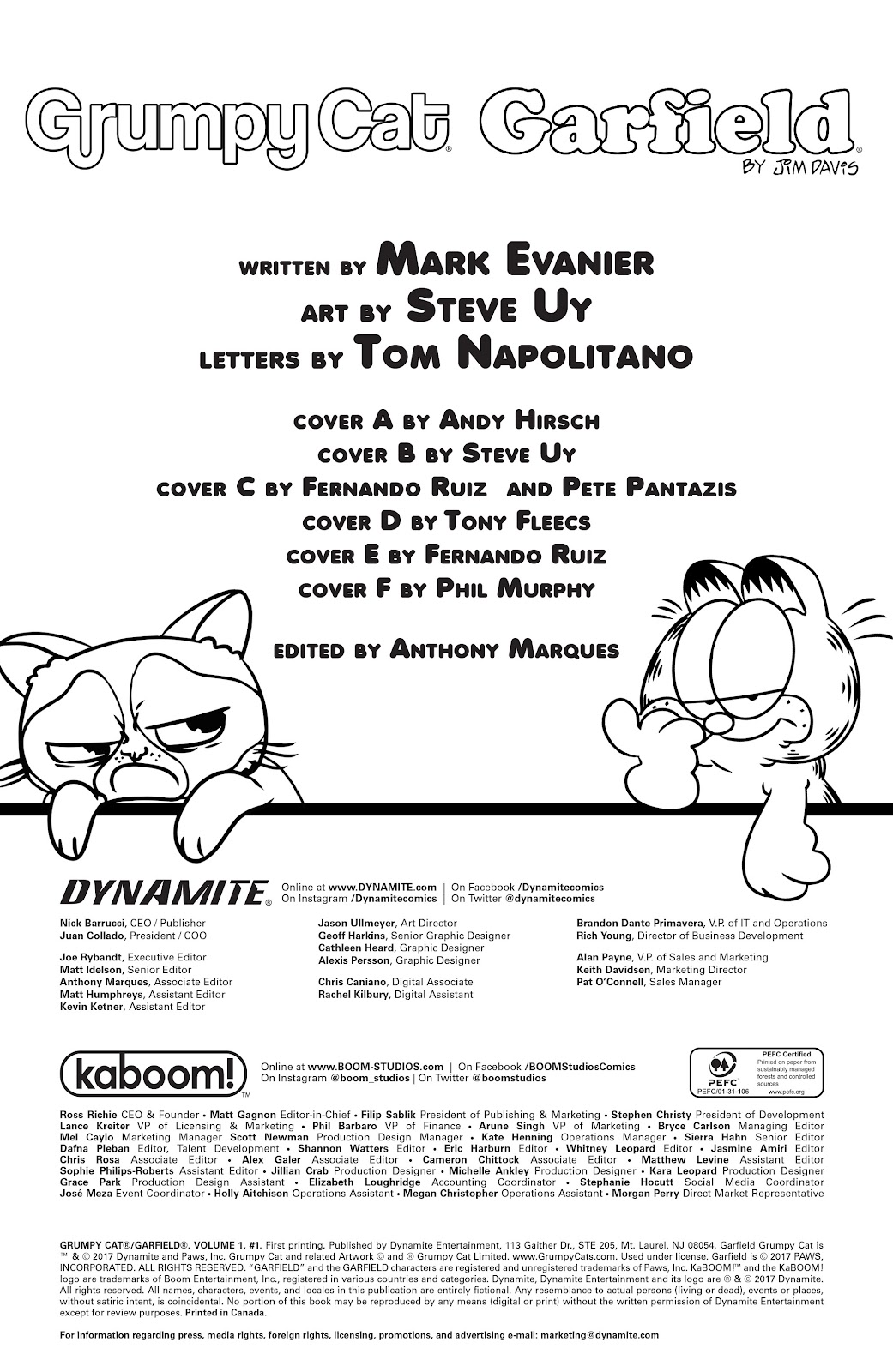 Read online Grumpy Cat/Garfield comic - Issue #1