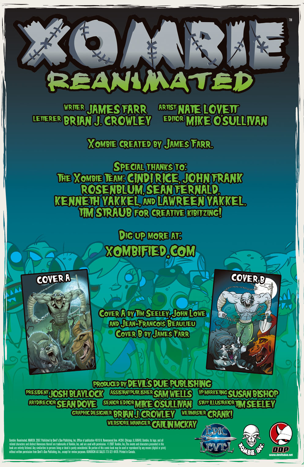 Read online Xombie Reanimated comic - Issue #1