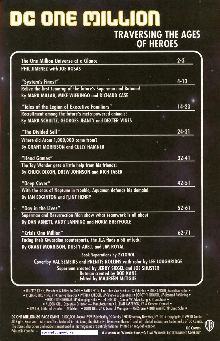 Read online DC One Million 80-Page Giant comic - Issue # Full