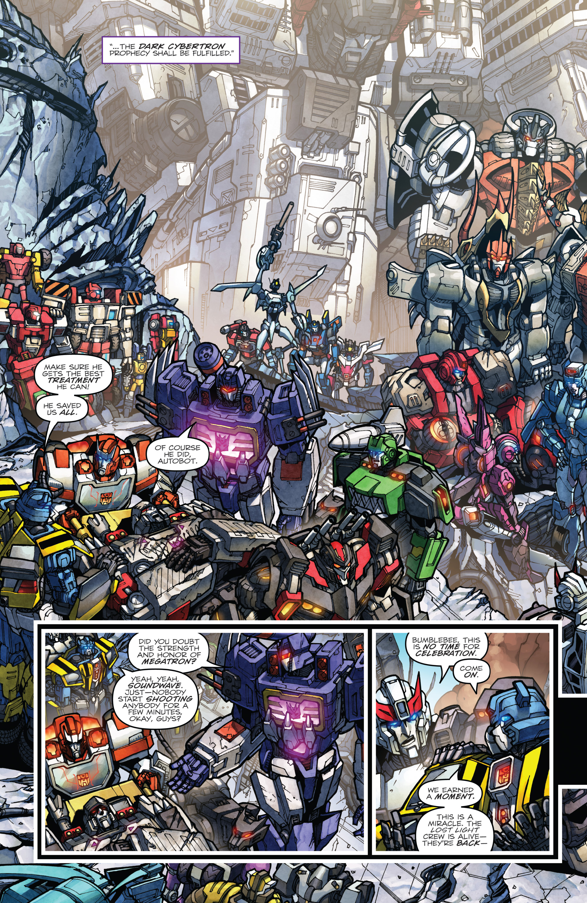 Read online The Transformers: Dark Cybertron Finale comic - Issue # Full