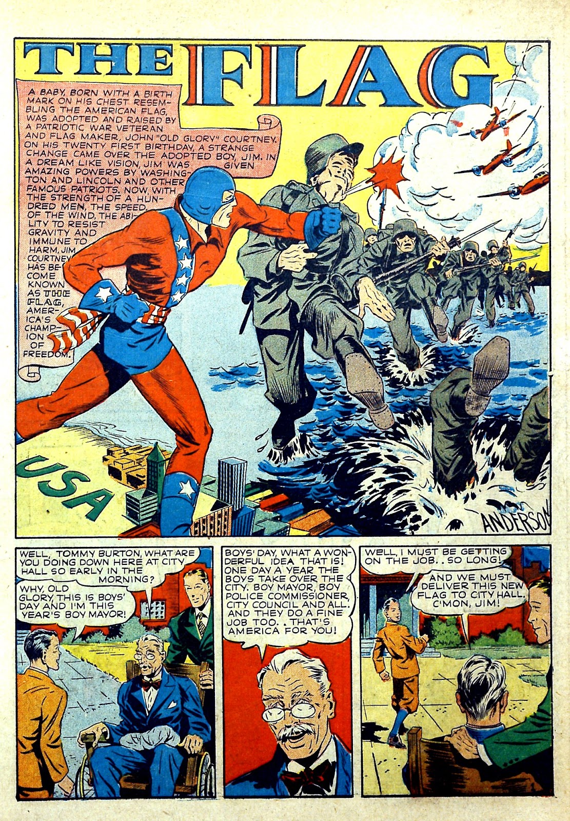 Read online Our Flag Comics comic - Issue #4