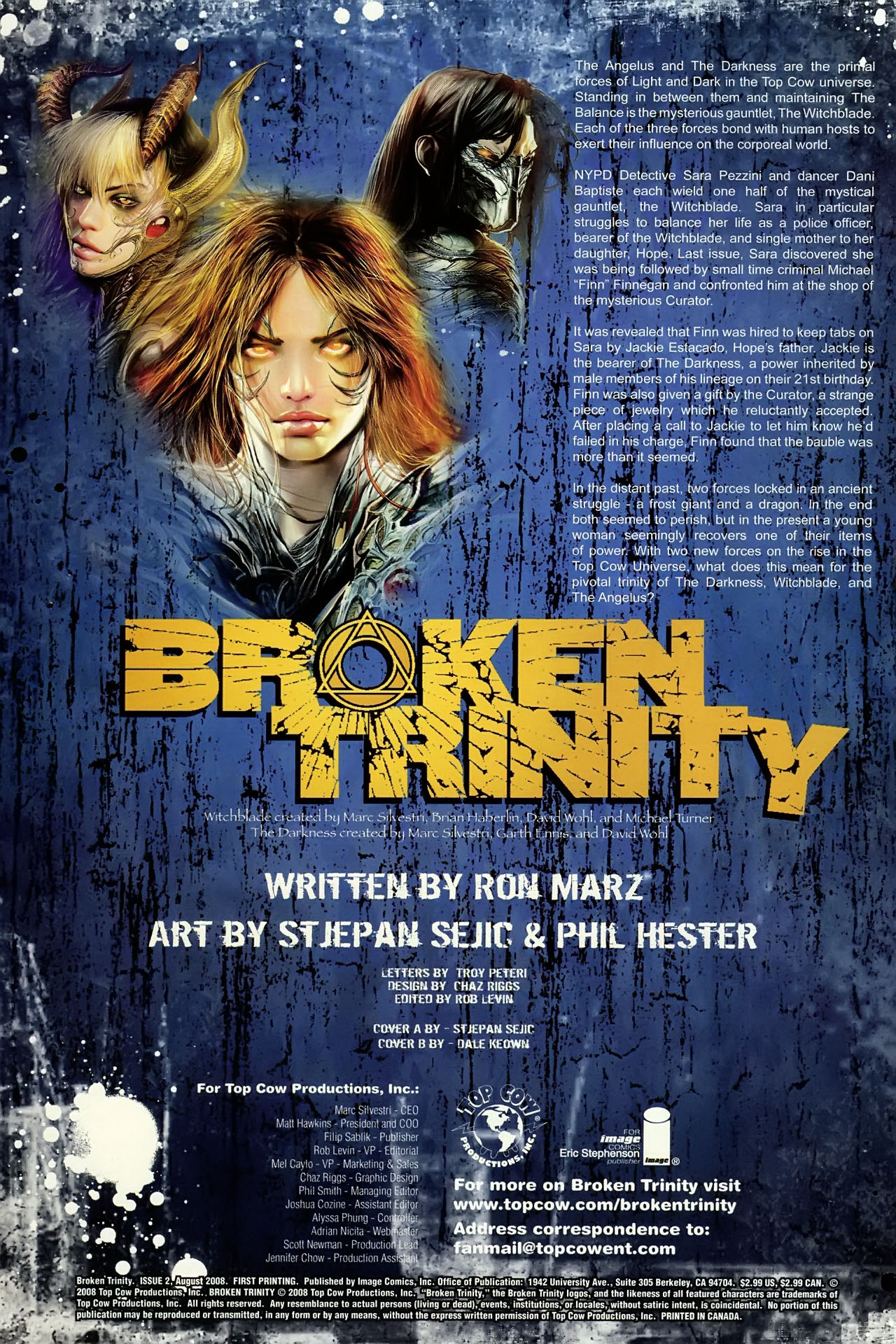 Read online Broken Trinity comic - Issue #2