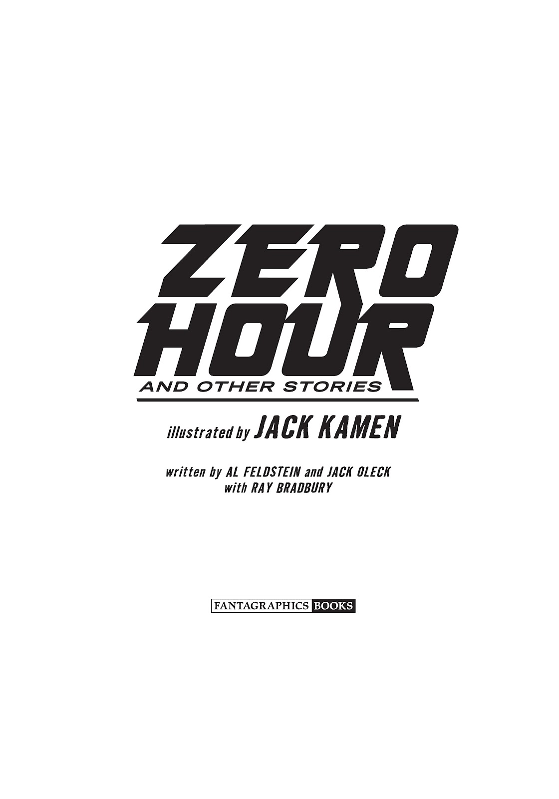 Read online Zero Hour and Other Stories comic - Issue # TPB (Part 1)