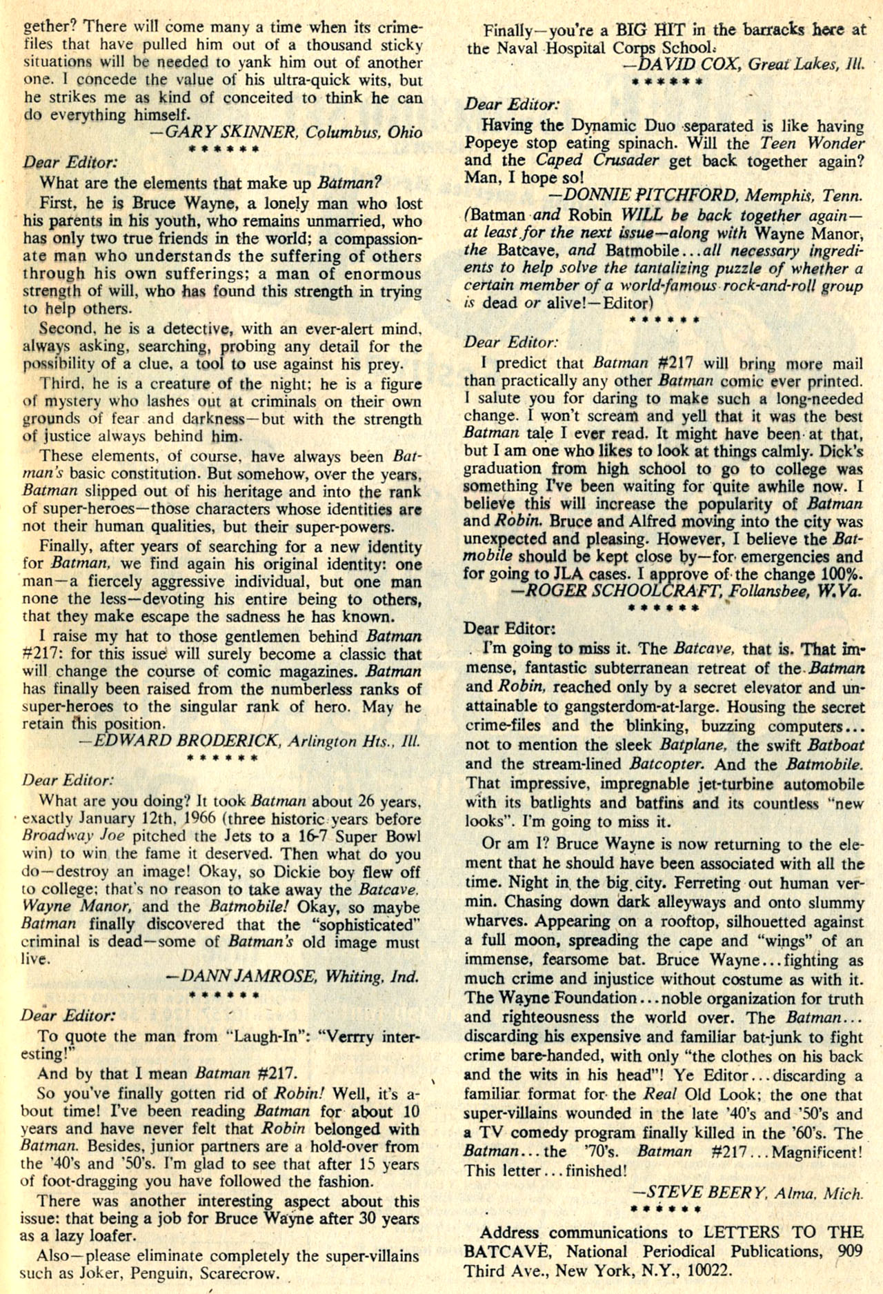 Read online Batman (1940) comic - Issue #221