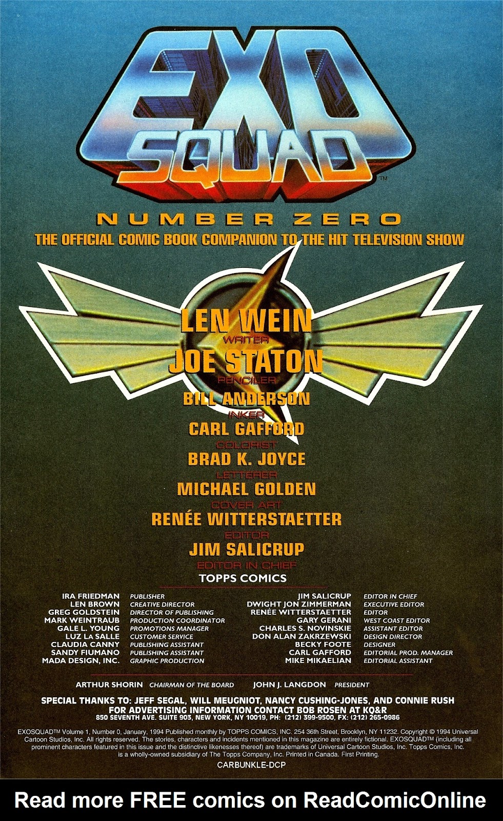 Read online Exo Squad comic - Issue # Full