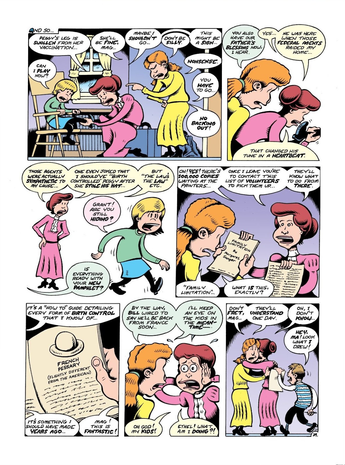 Read online Woman Rebel: The Margaret Sanger Story comic - Issue # TPB