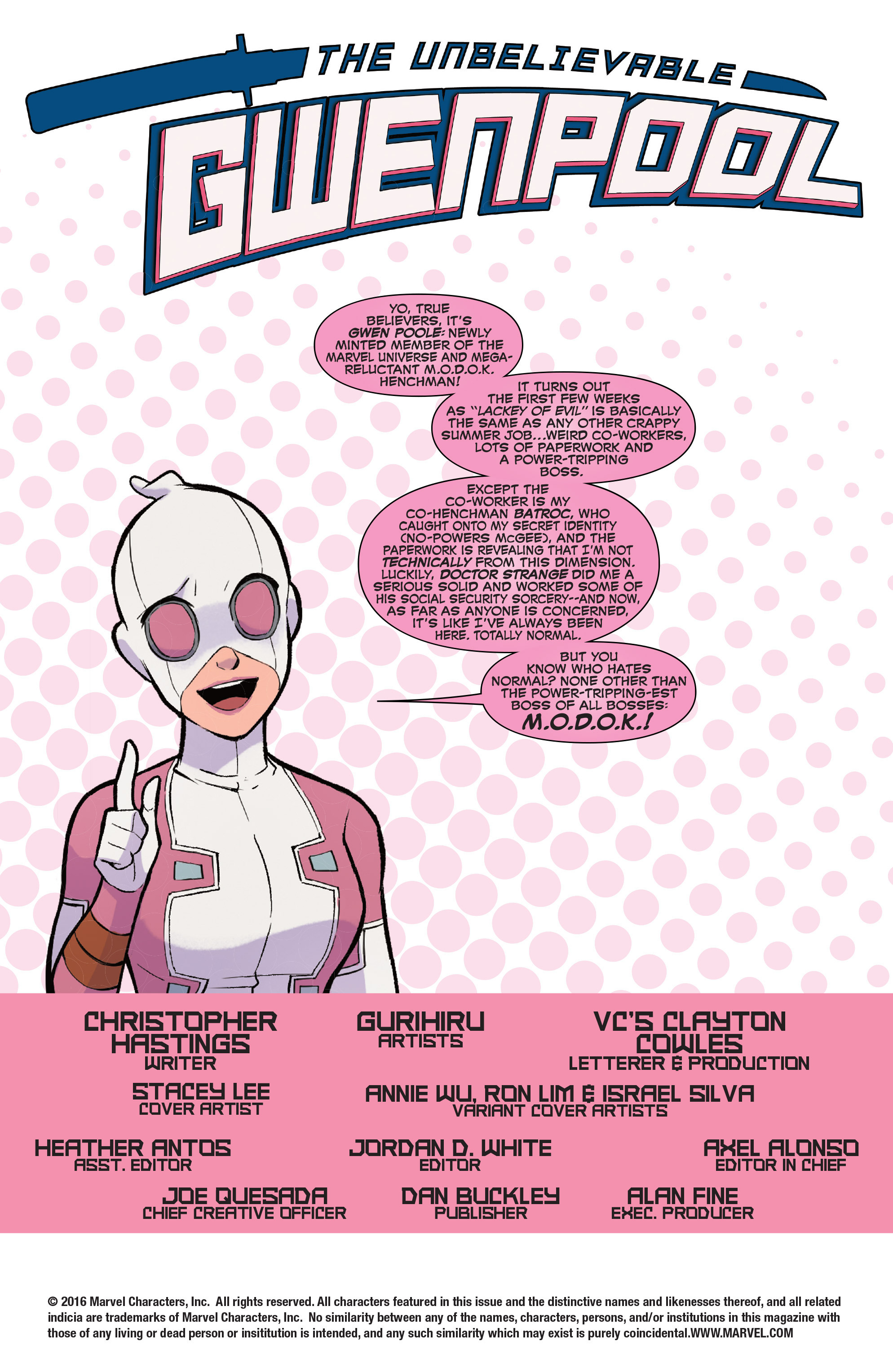 Read online The Unbelievable Gwenpool comic - Issue #4