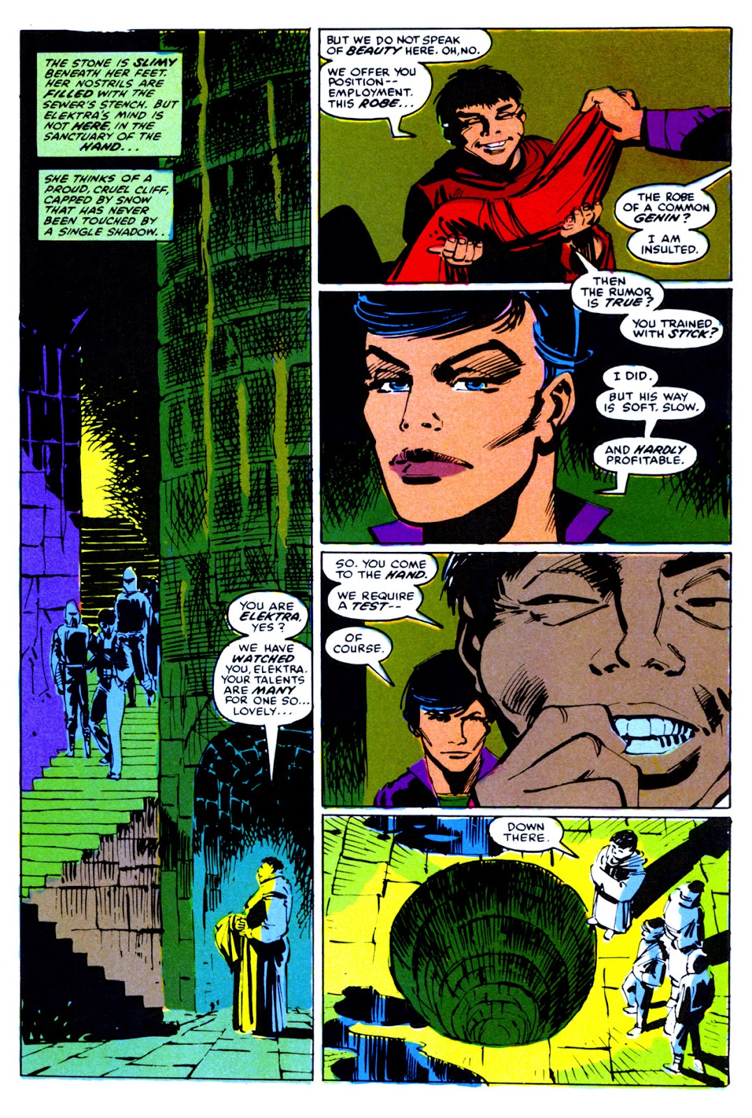 Read online The Elektra Saga comic - Issue #1