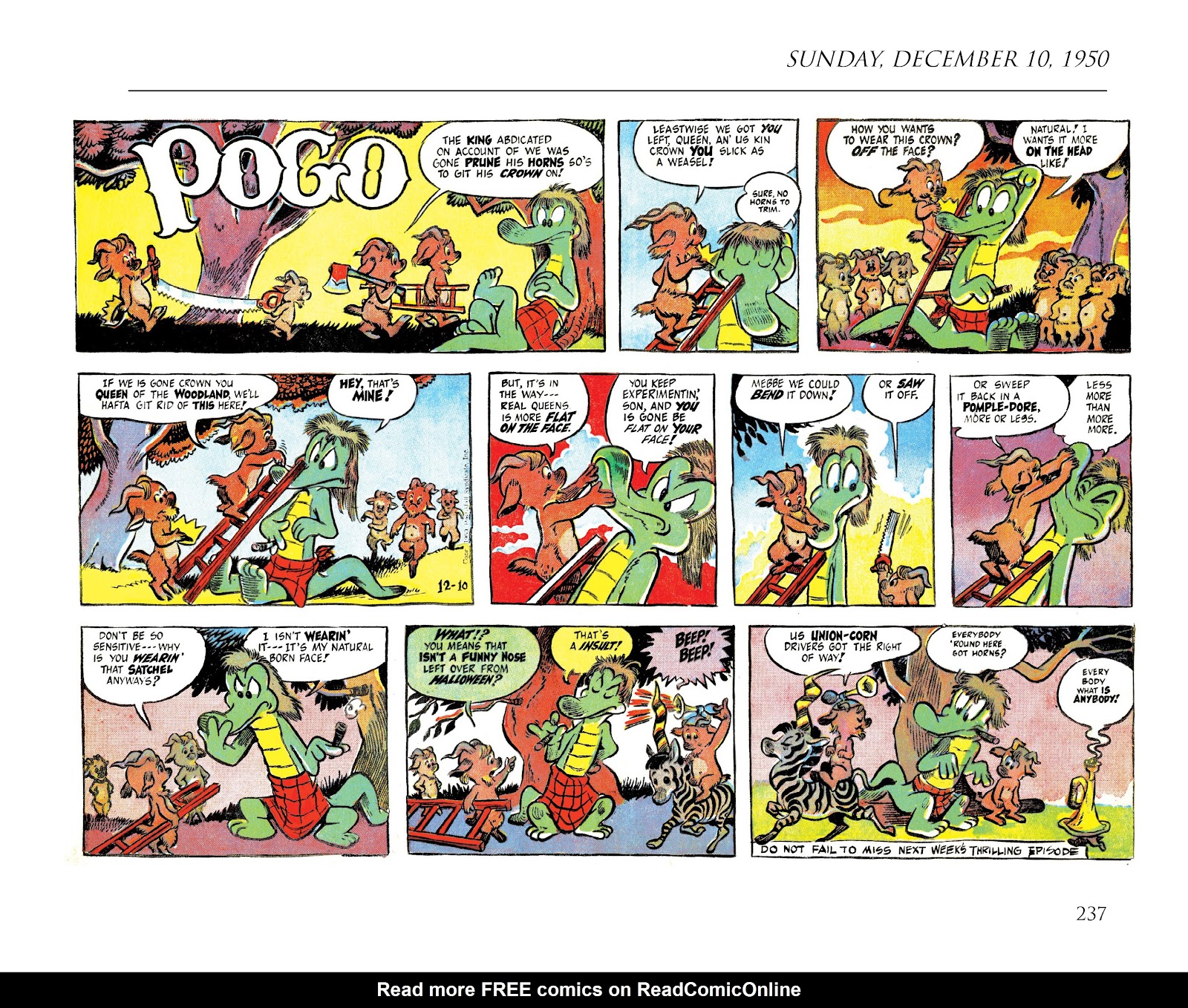 Read online Pogo by Walt Kelly: The Complete Syndicated Comic Strips ...