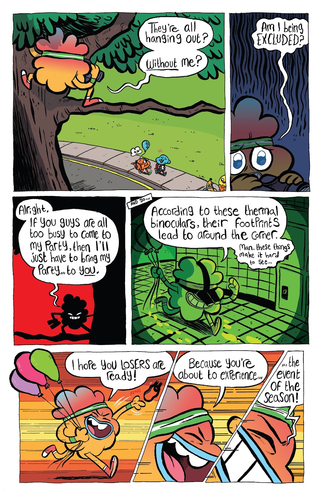 Read online The Amazing World of Gumball: Spring Break Smash comic ...
