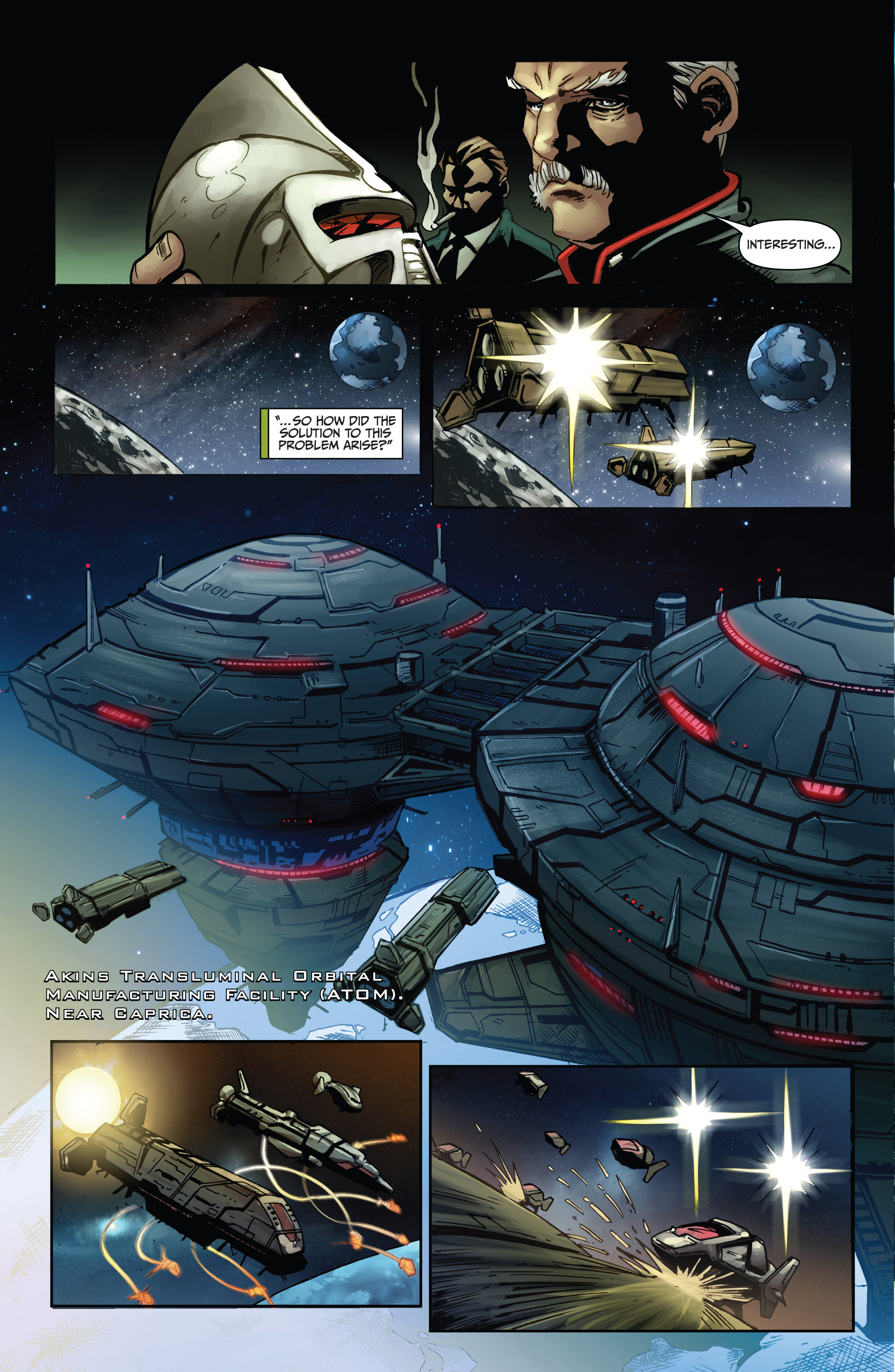 Battlestar Galactica Cylon War Issue 2 | Read Battlestar Galactica ...