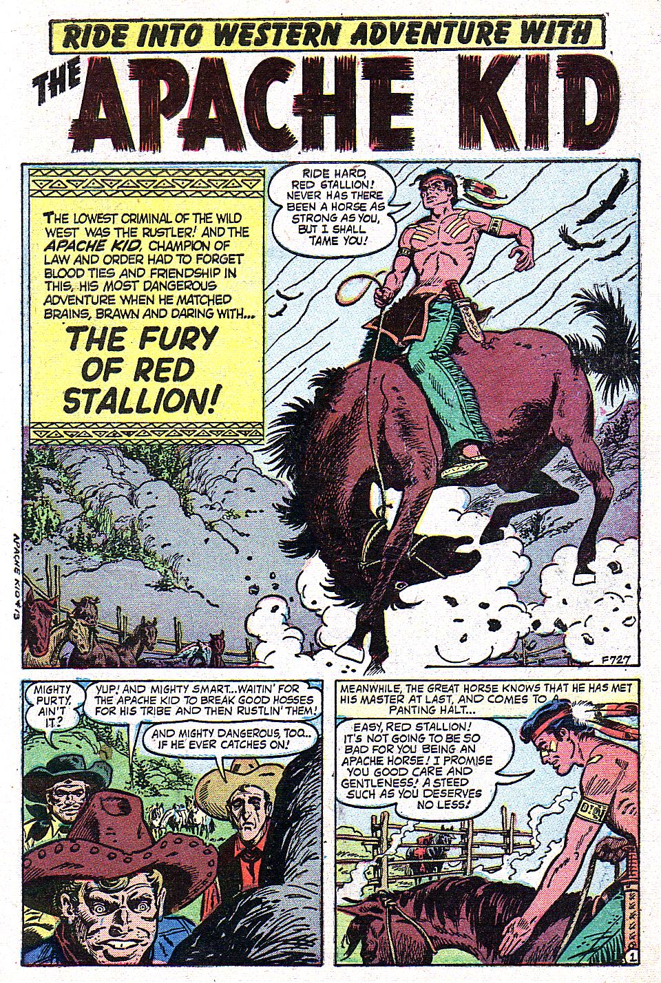 Read online Apache Kid comic - Issue #13