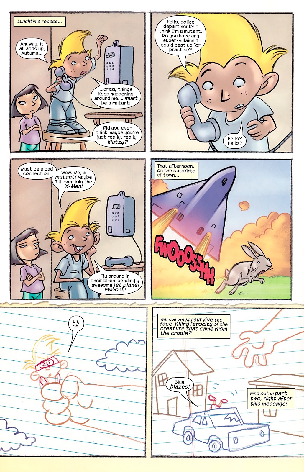 Read online Marvelous Adventures of Gus Beezer comic - Issue # X-Men