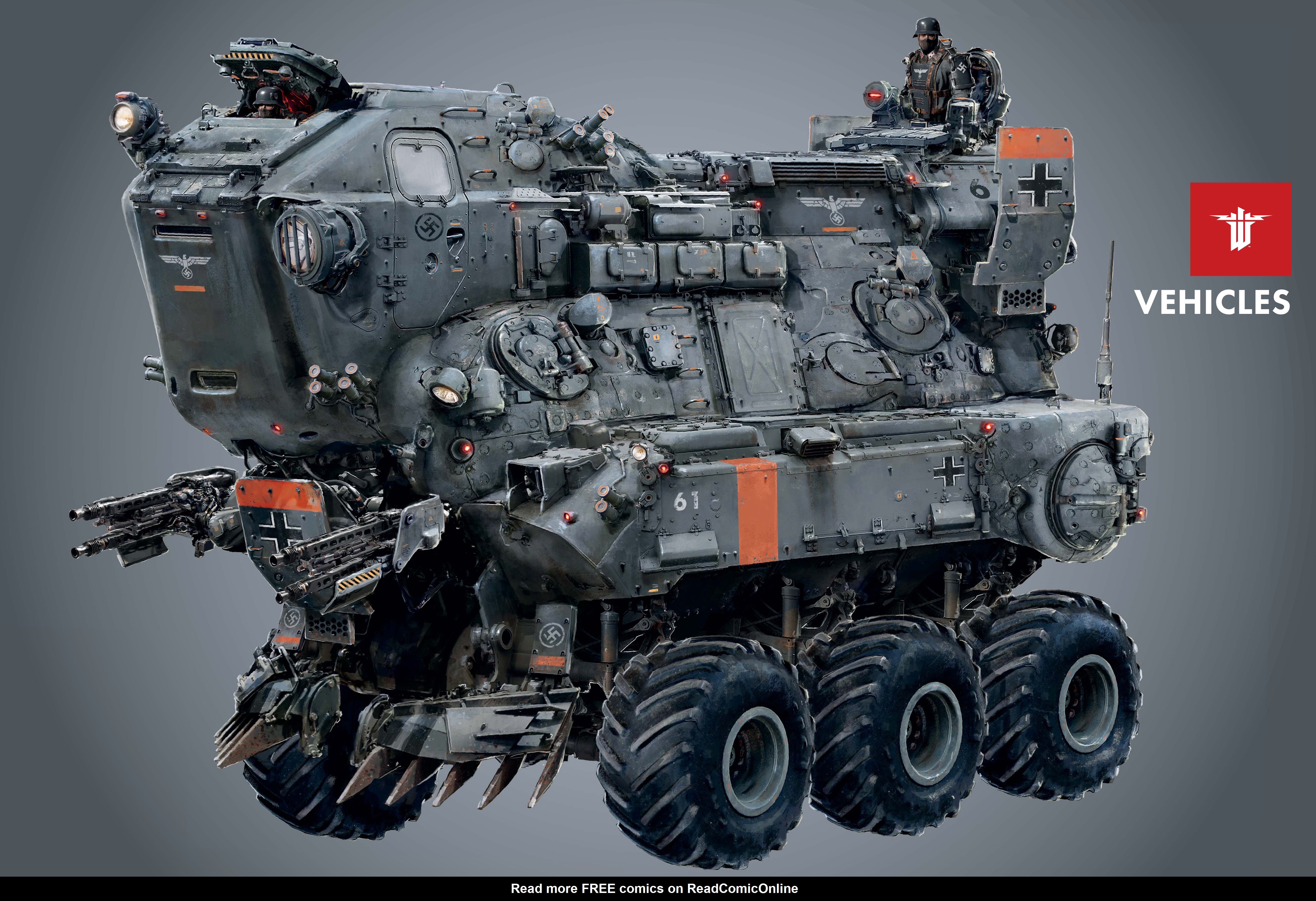 Read online The Art of Wolfenstein II: The New Colossus comic - Issue ...