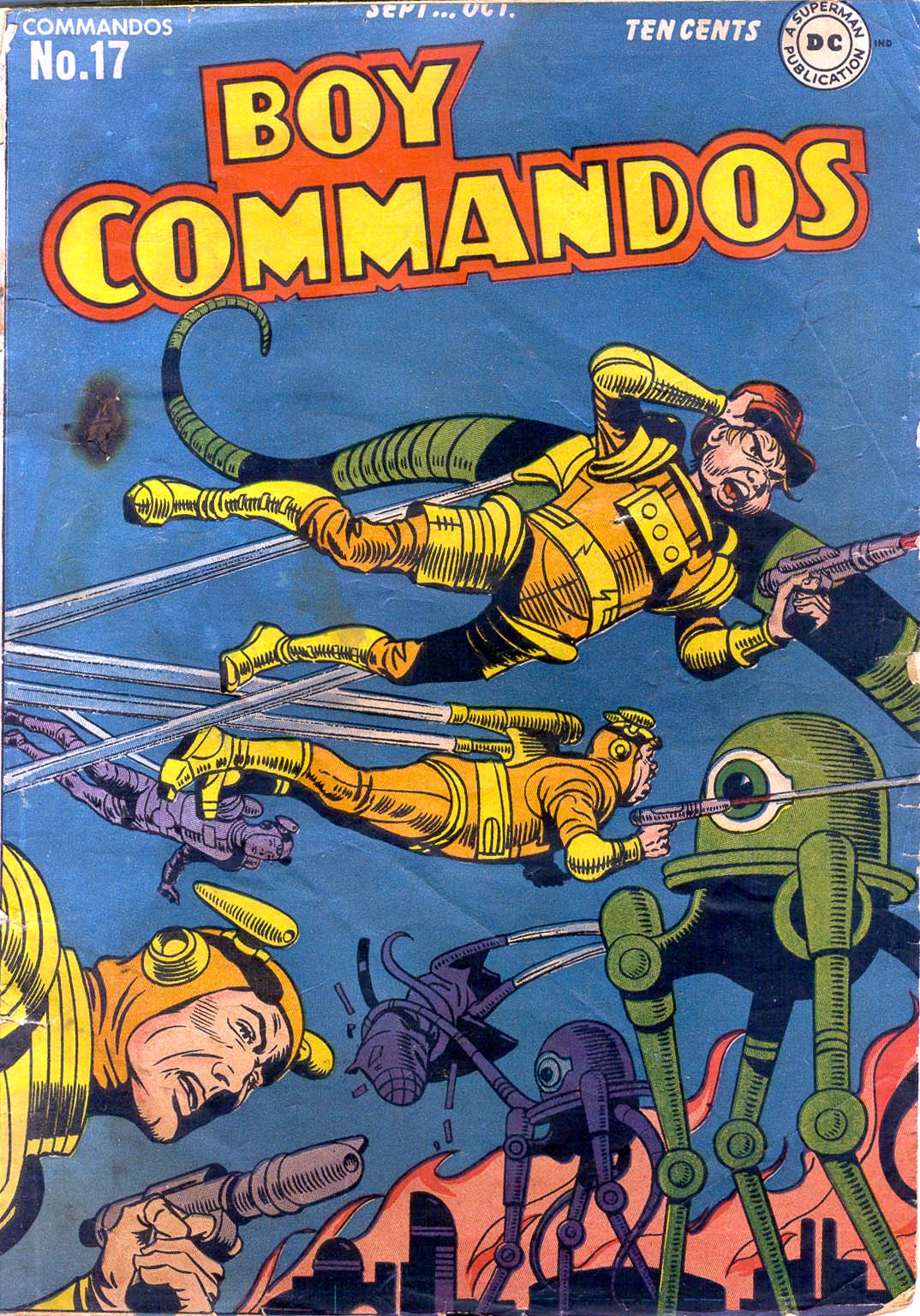 Read online Boy Commandos comic - Issue #17