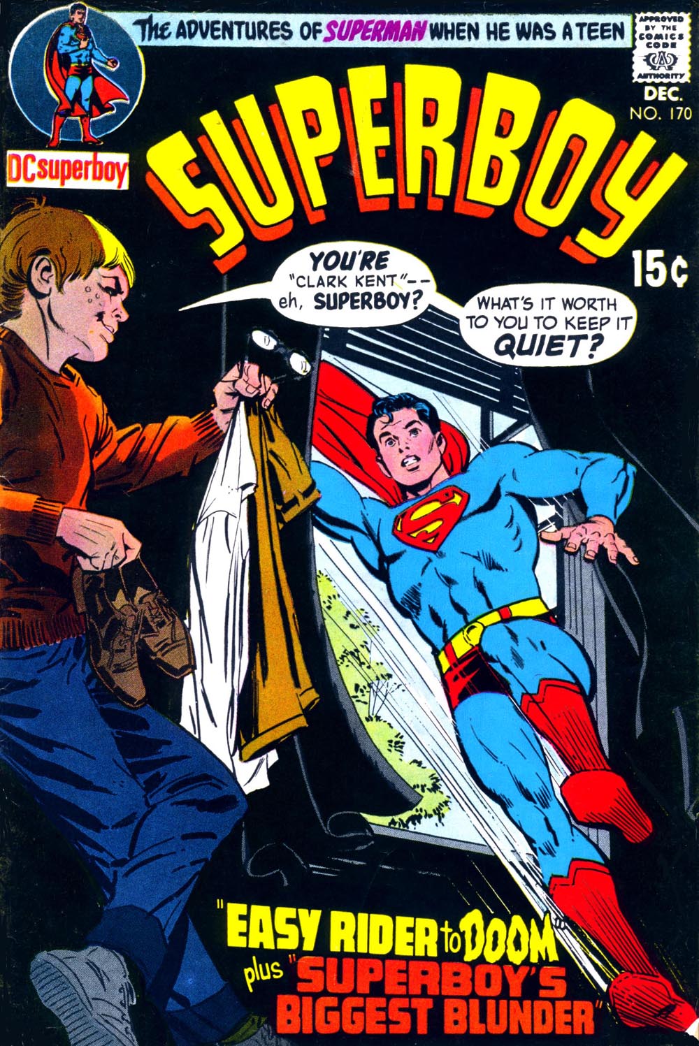Read online Superboy (1949) comic - Issue #170