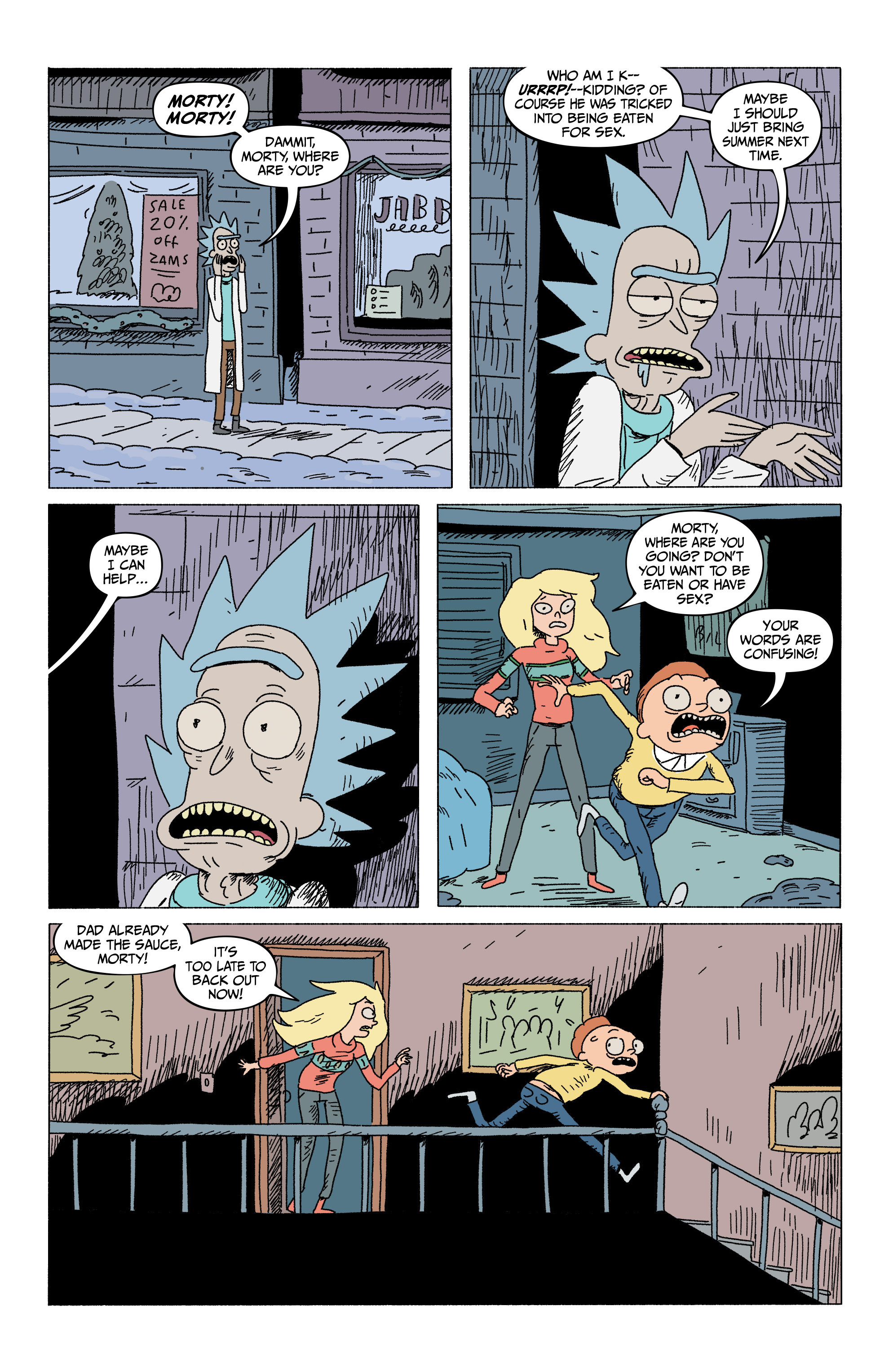 Read online Rick and Morty comic - Issue #8