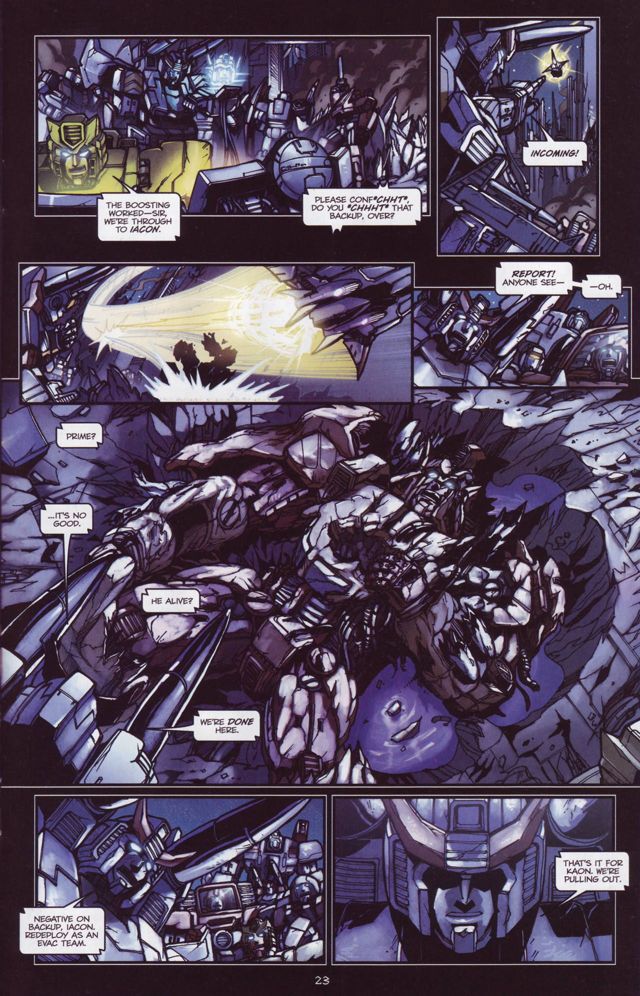 Read online The Transformers Megatron Origin comic - Issue #4