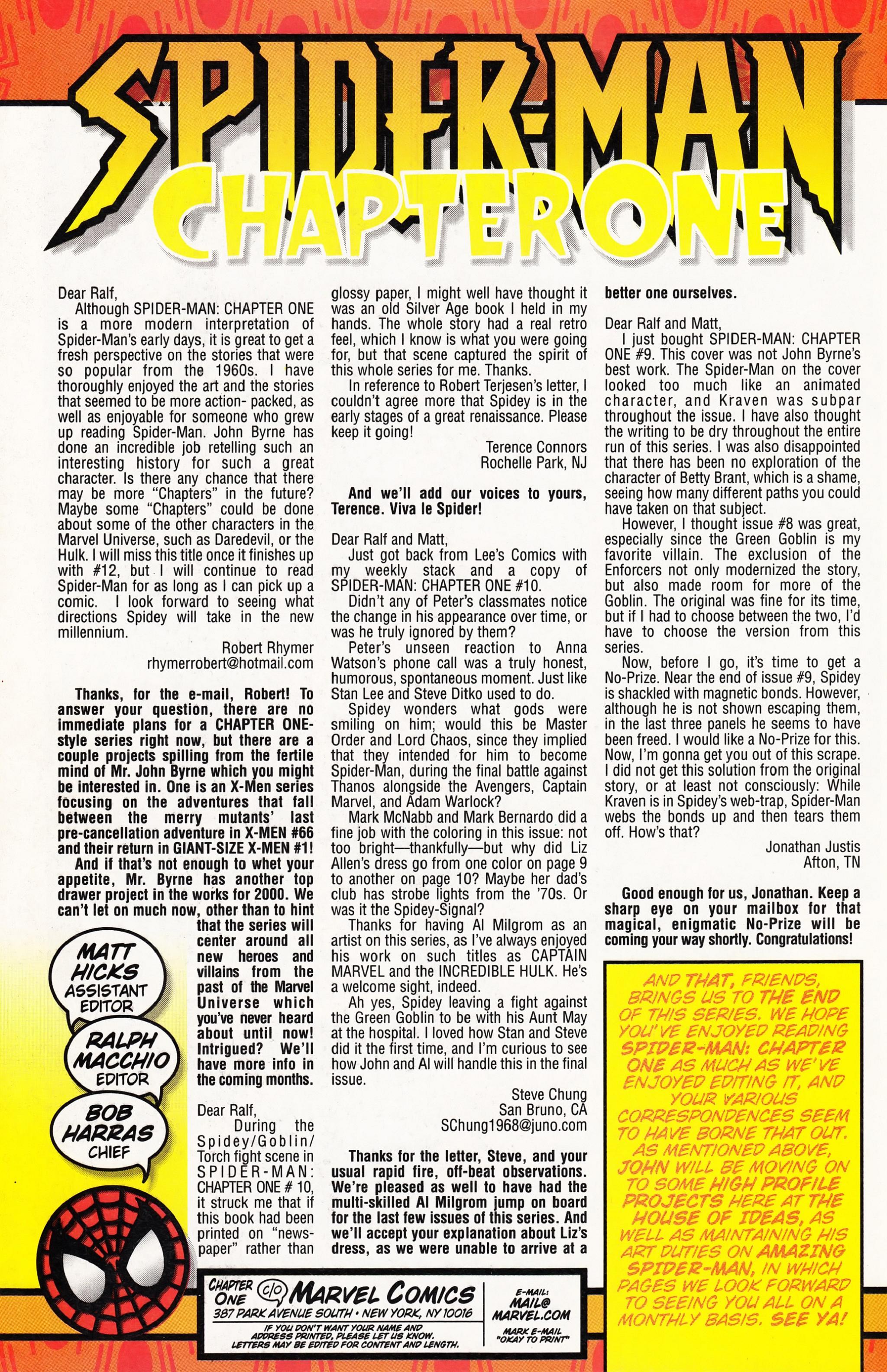 Read online Spider-Man: Chapter One comic - Issue #12