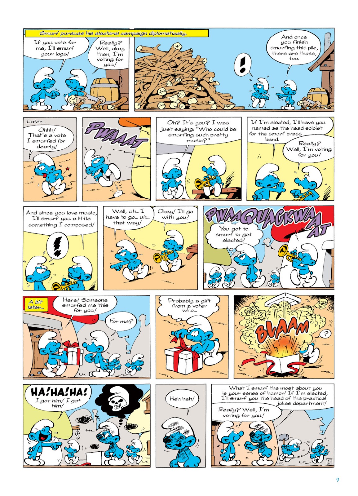Read online The Smurfs comic - Issue #3