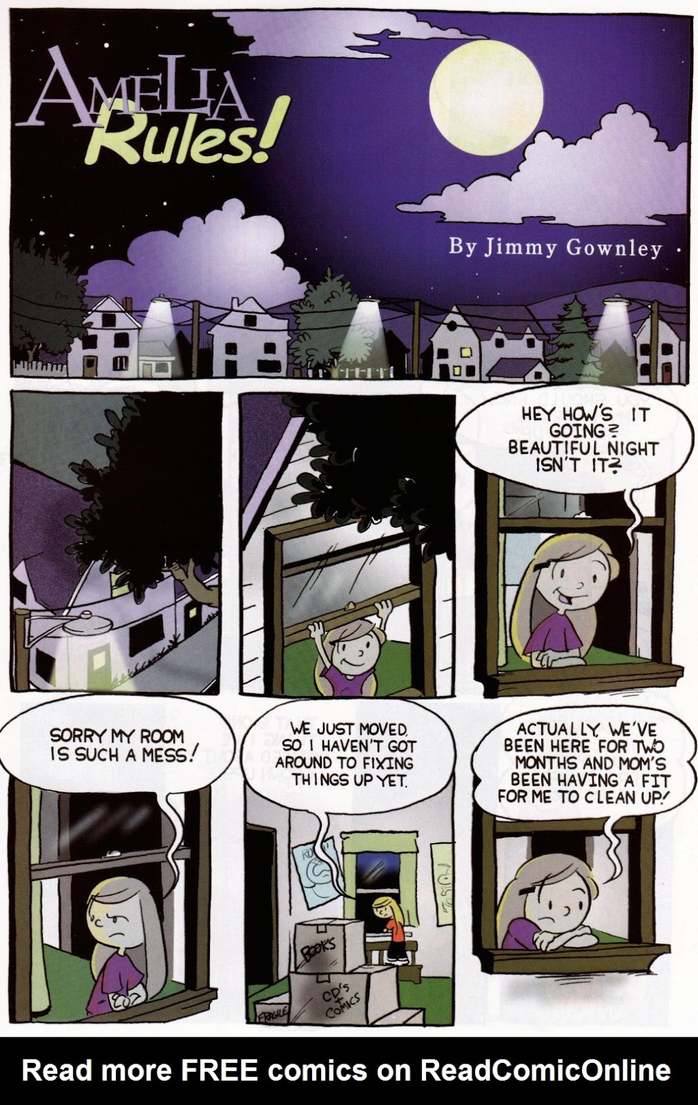 Read online Amelia Rules! comic - Issue #1