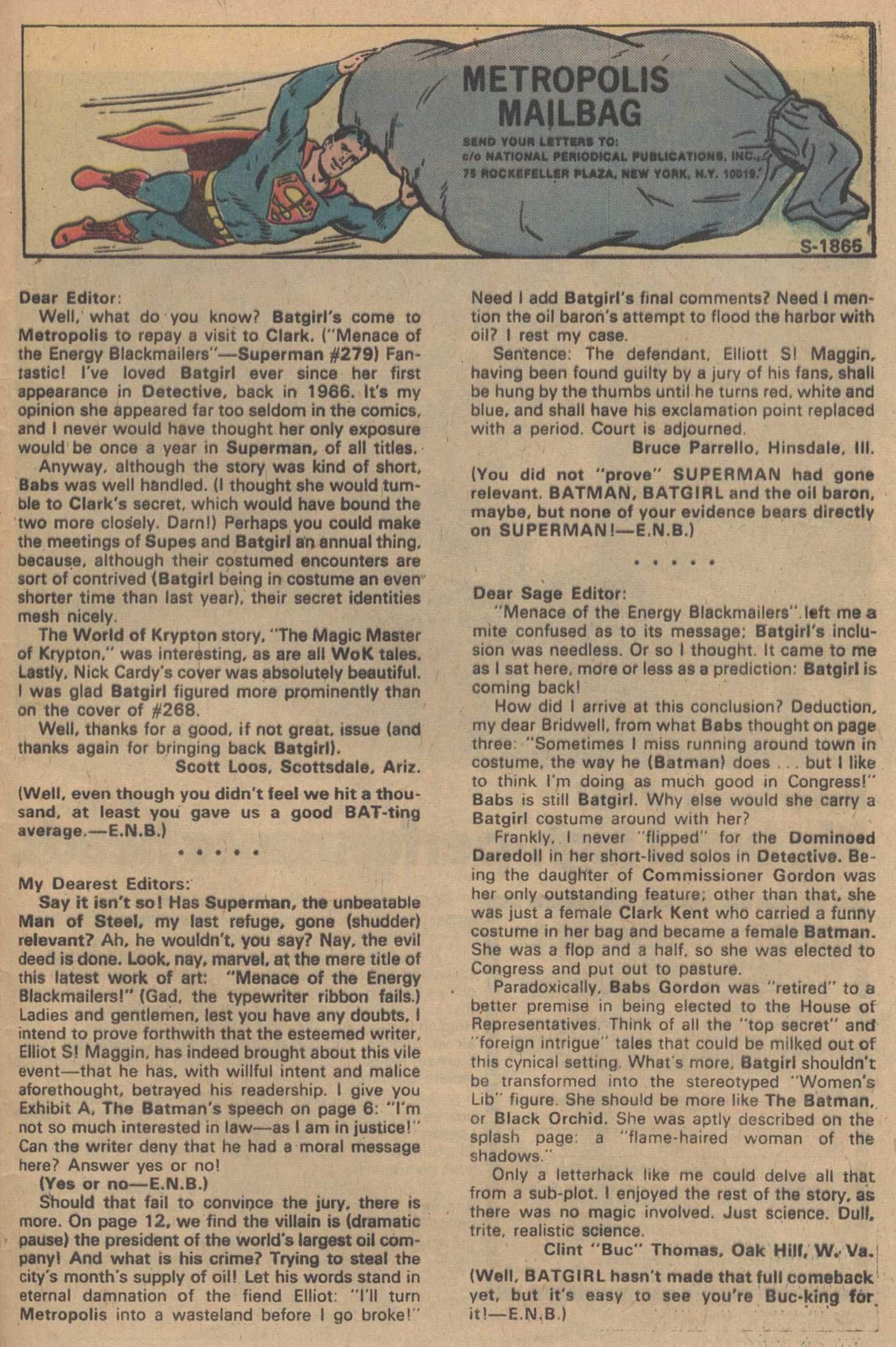 Read online Superman (1939) comic - Issue #283