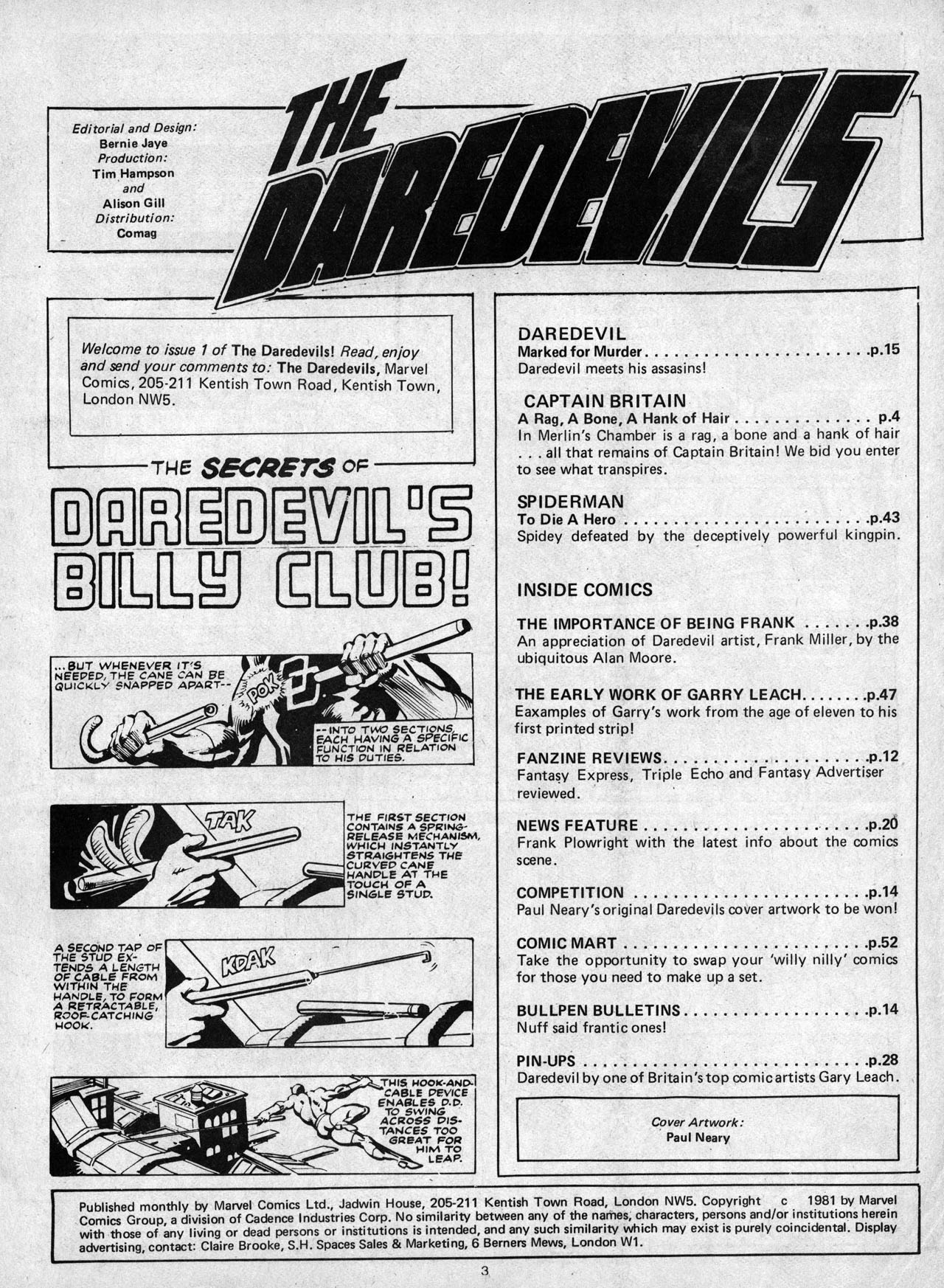 Read online The Daredevils comic - Issue #1