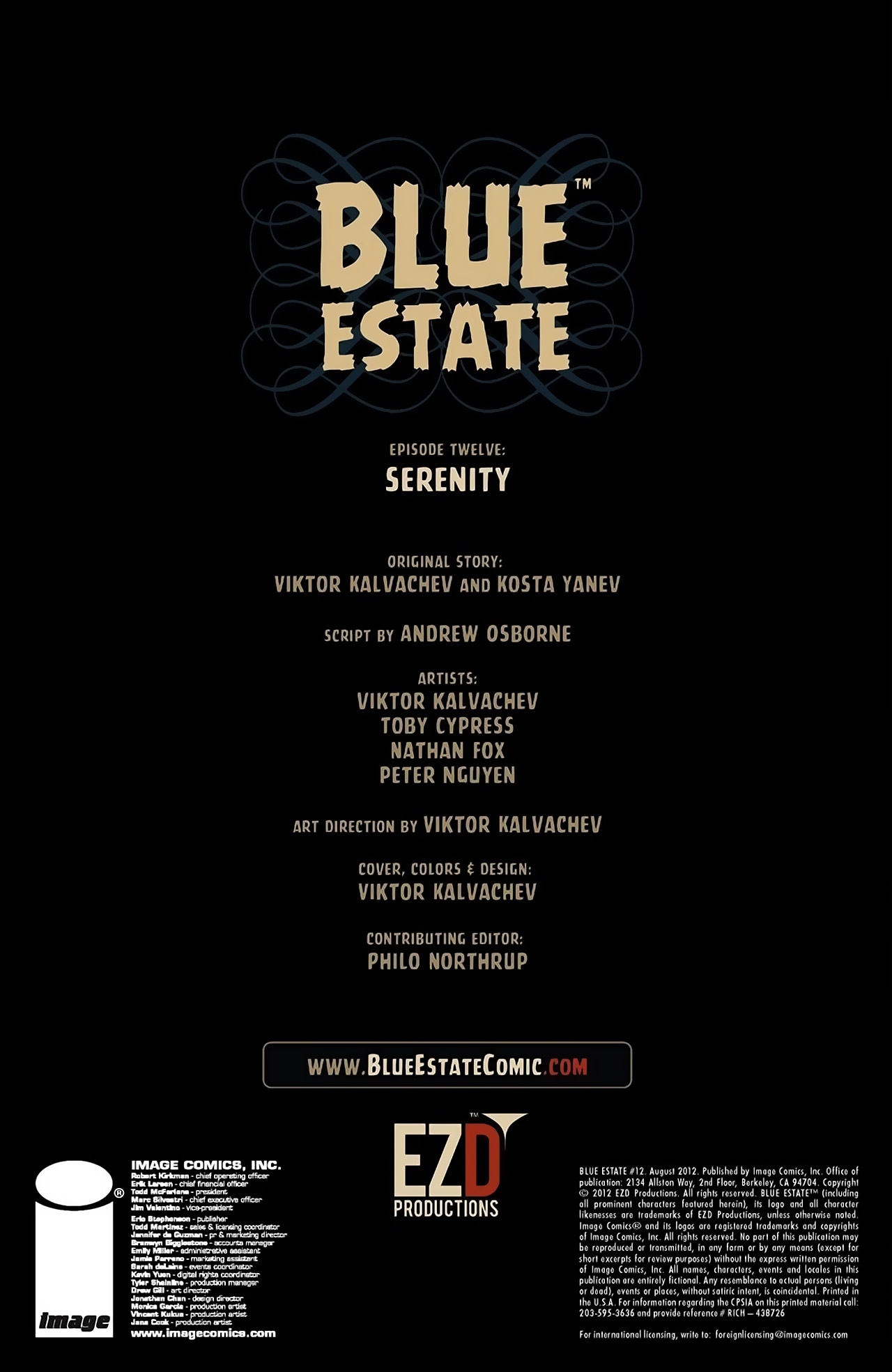 Read online Blue Estate comic - Issue #12